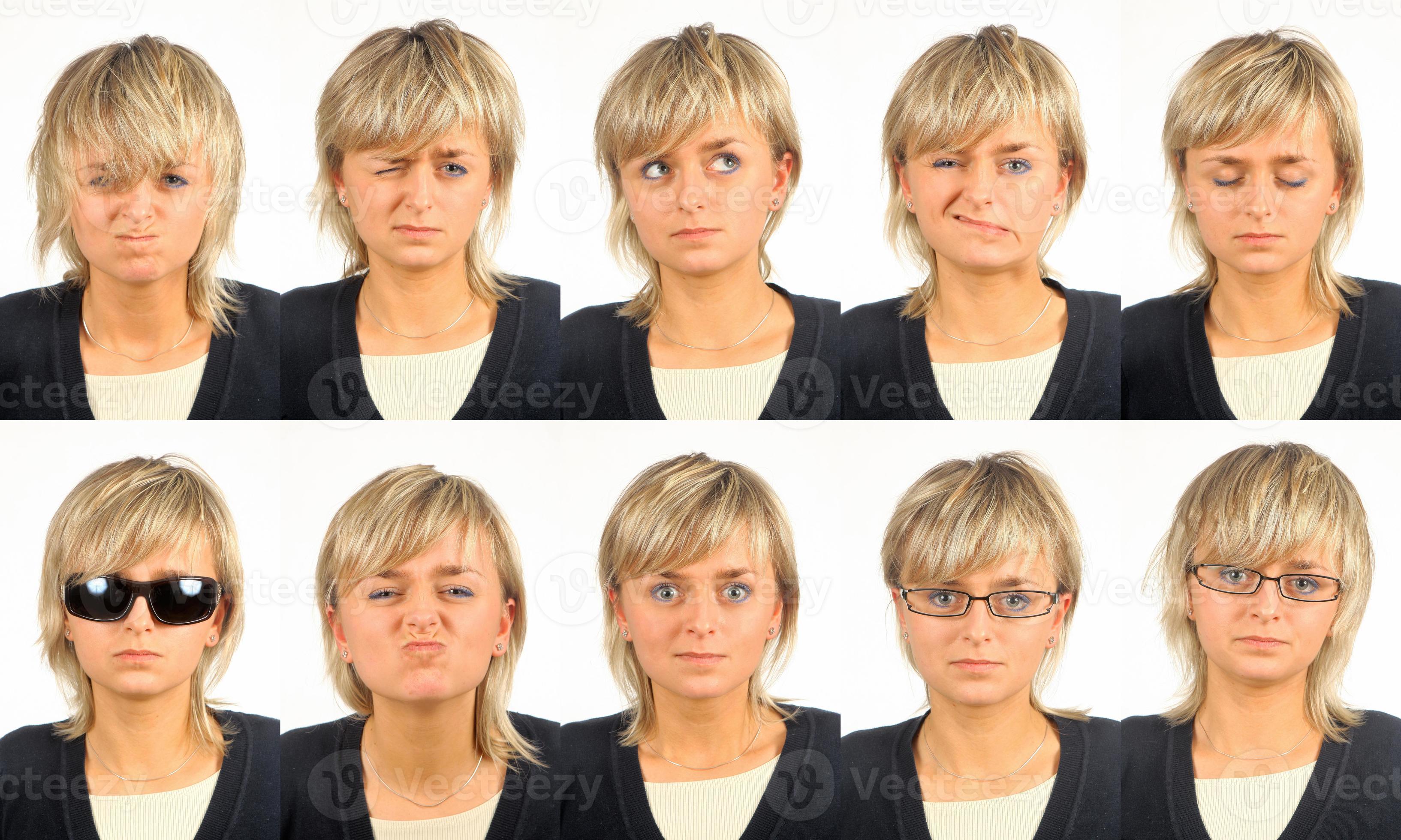 Useful facial expressions 15853251 Stock Photo at Vecteezy
