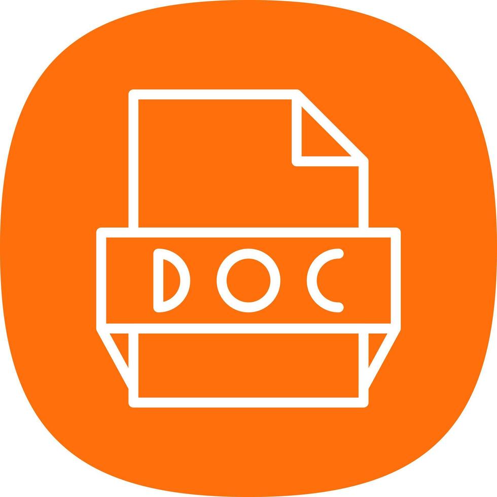 Doc File Format Icon 15855799 Vector Art at Vecteezy