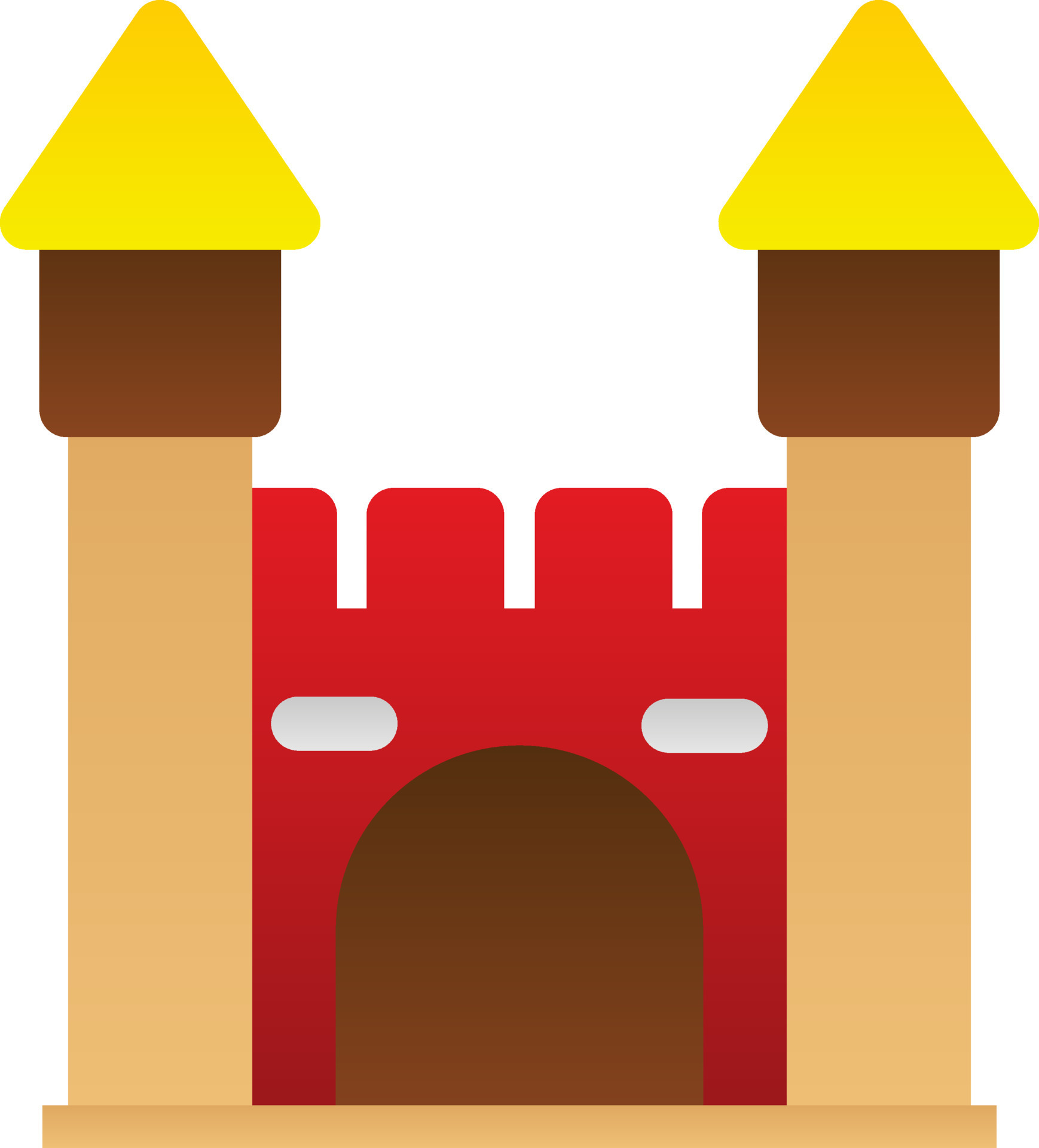 Bouncy Castle Icon 15856570 Vector Art At Vecteezy