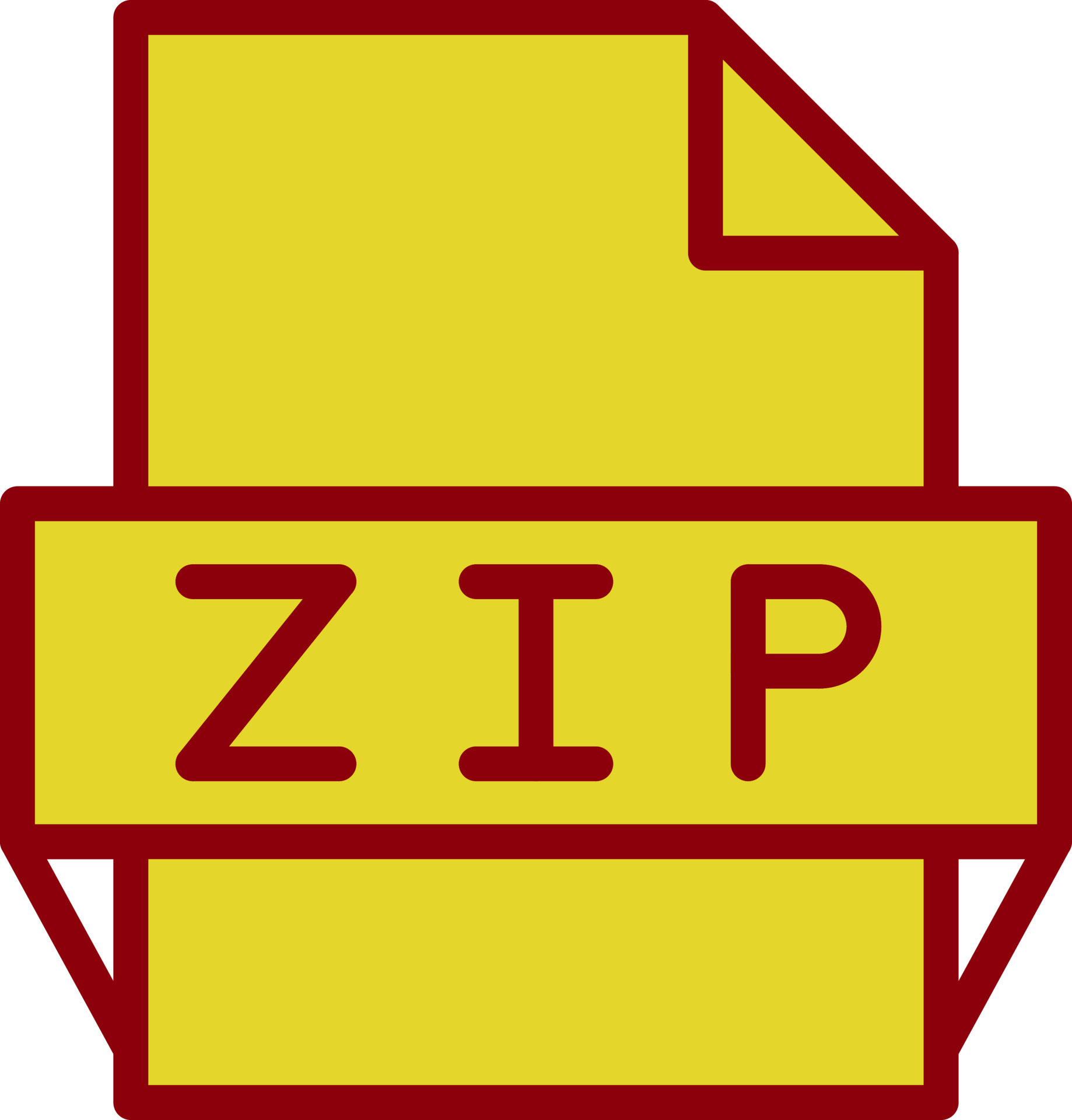 Zip File Format Icon 15856815 Vector Art At Vecteezy
