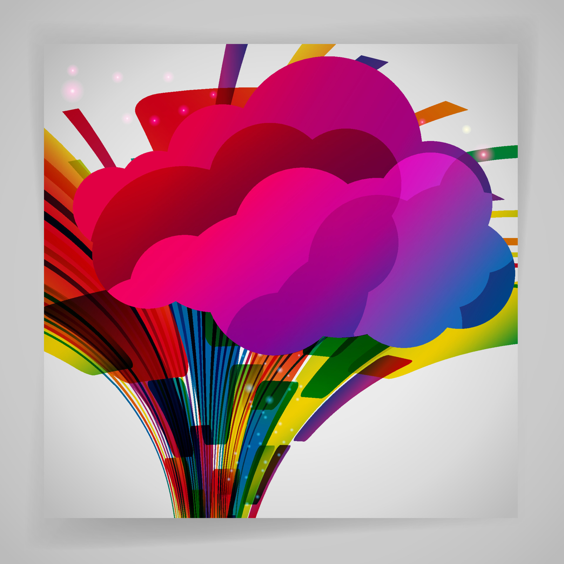 Abstract background with color design elements. 15864904 Vector Art at ...