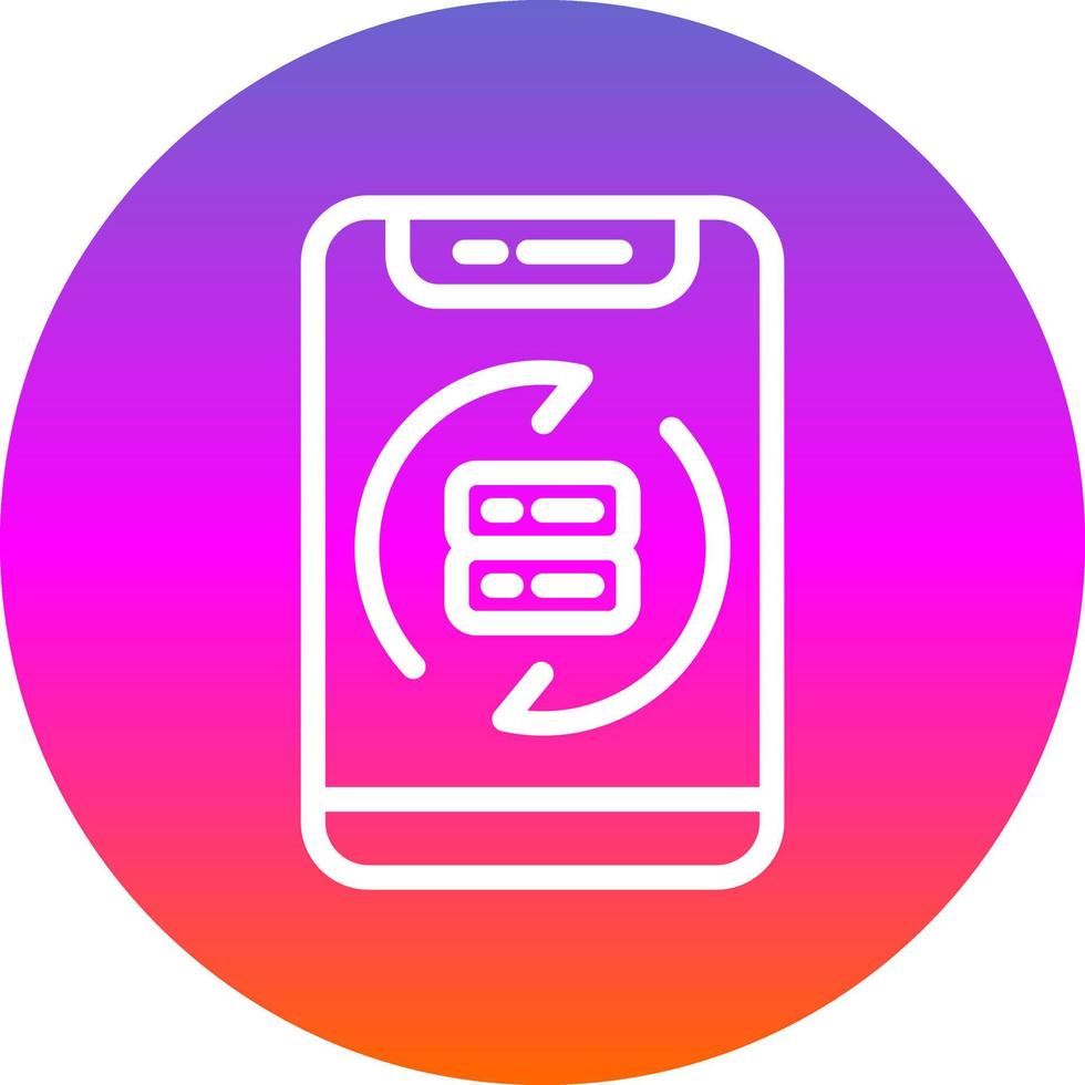 Data Synchronization Vector Icon Design 15869149 Vector Art At Vecteezy