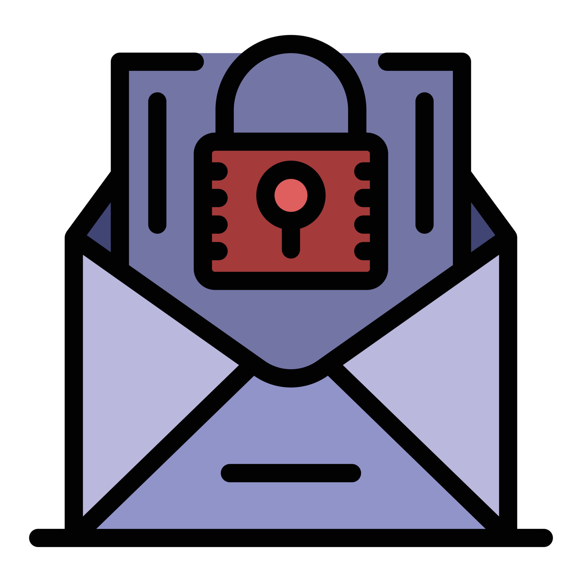 Secured mail icon color outline vector 15870237 Vector Art at Vecteezy
