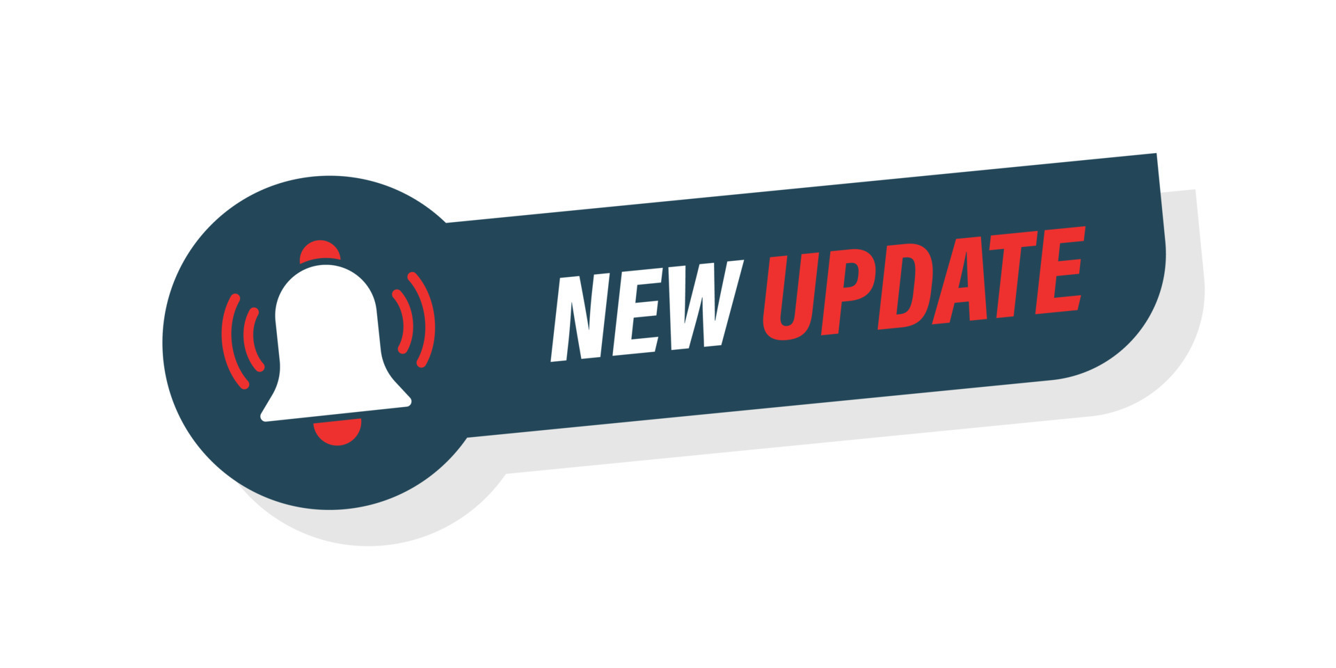 Update Software Icon In Flat Style System Upgrade Notification Vector