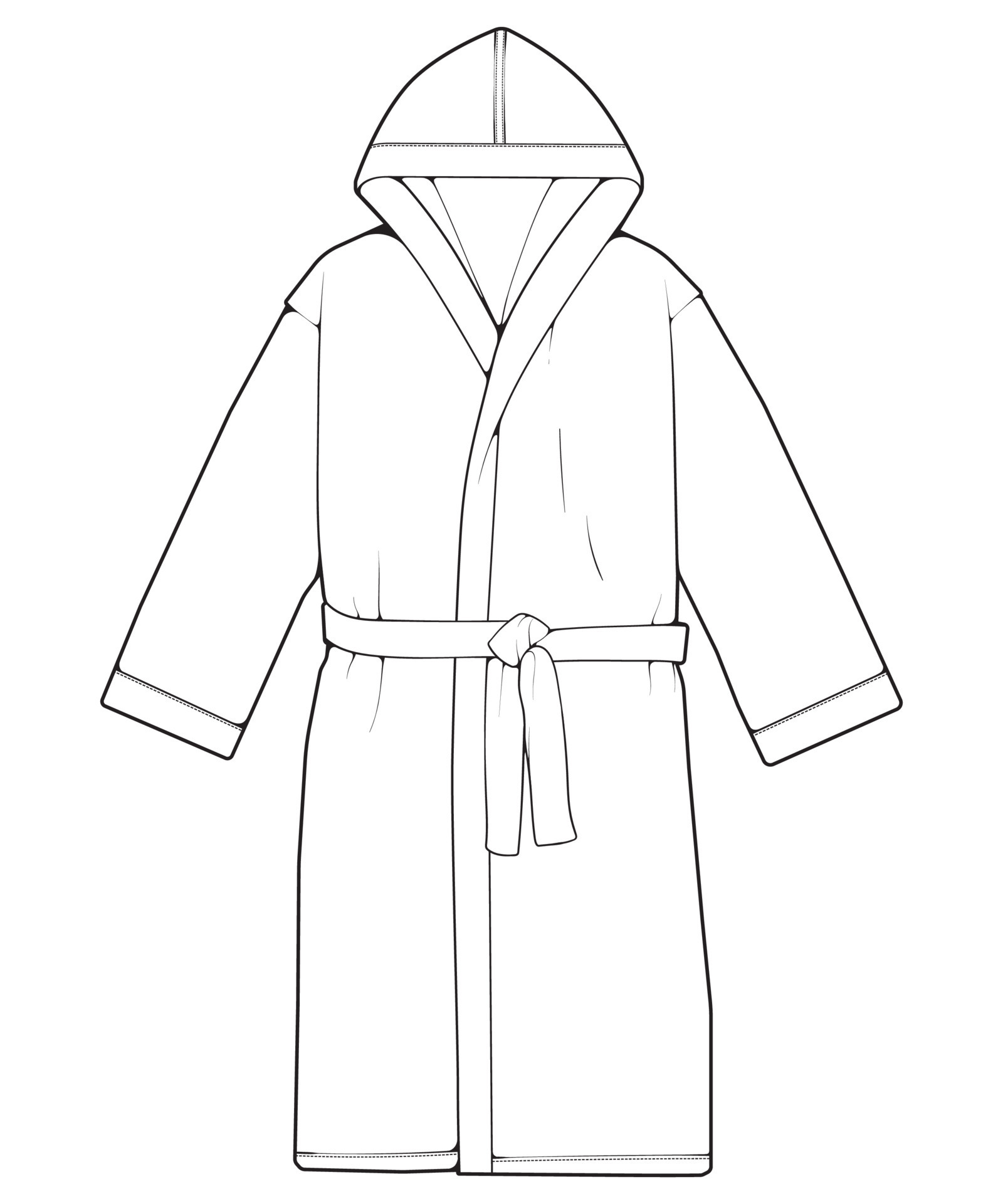 Bathrobe Drawing