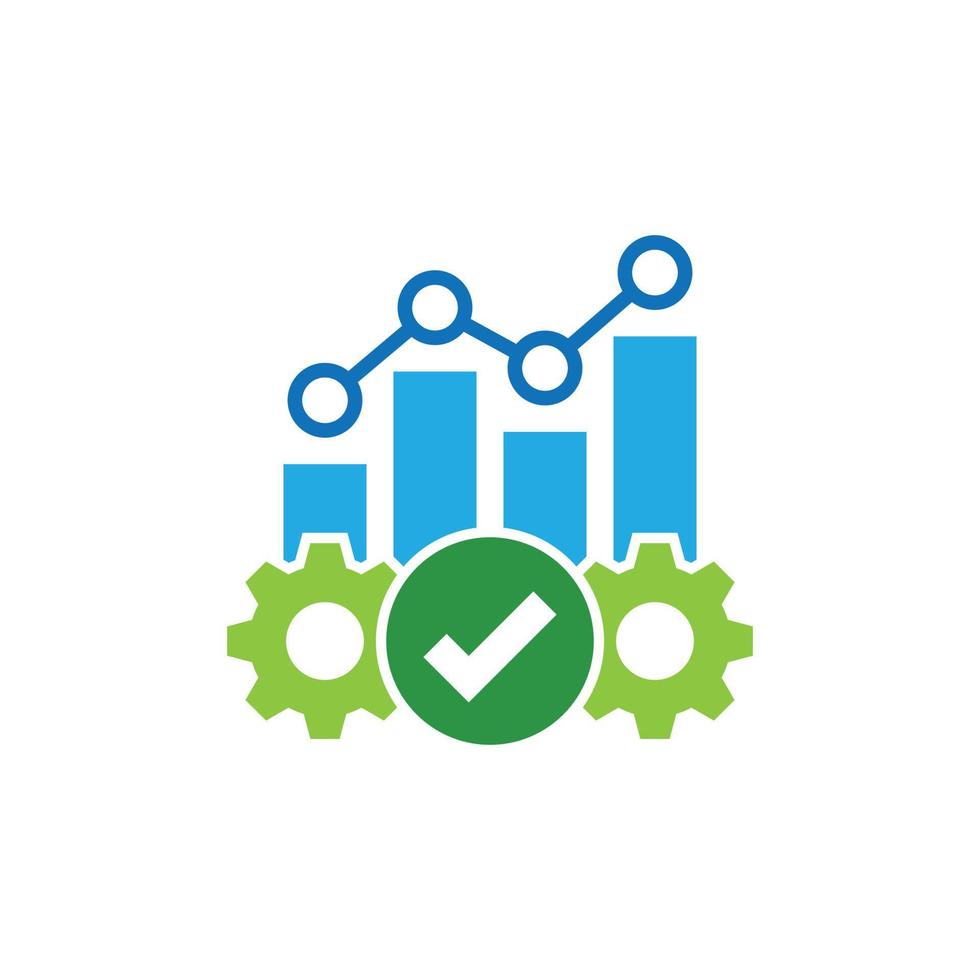 Operational efficiency in flat style. Excellence productivity vector ... Operational efficiency in flat style. Excellence productivity vector ...
