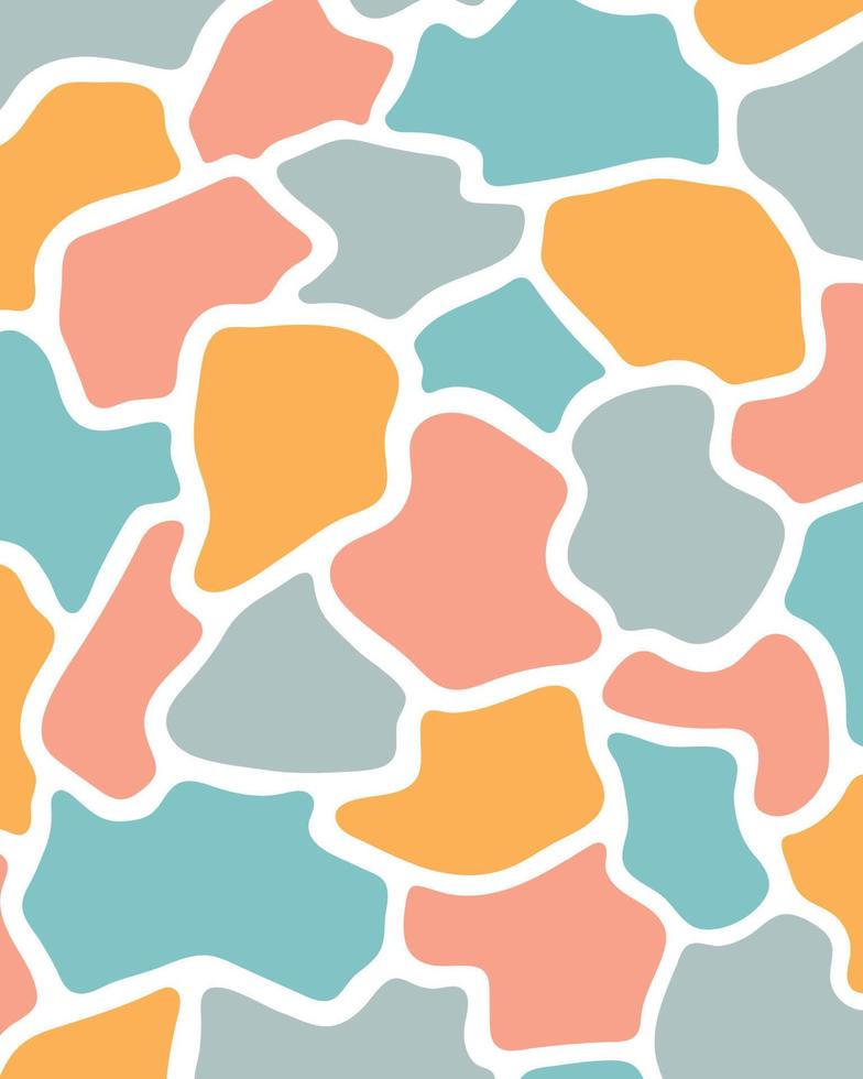 Abstract Shapes Seamless Organic Pattern 15878564 Vector Art At Vecteezy