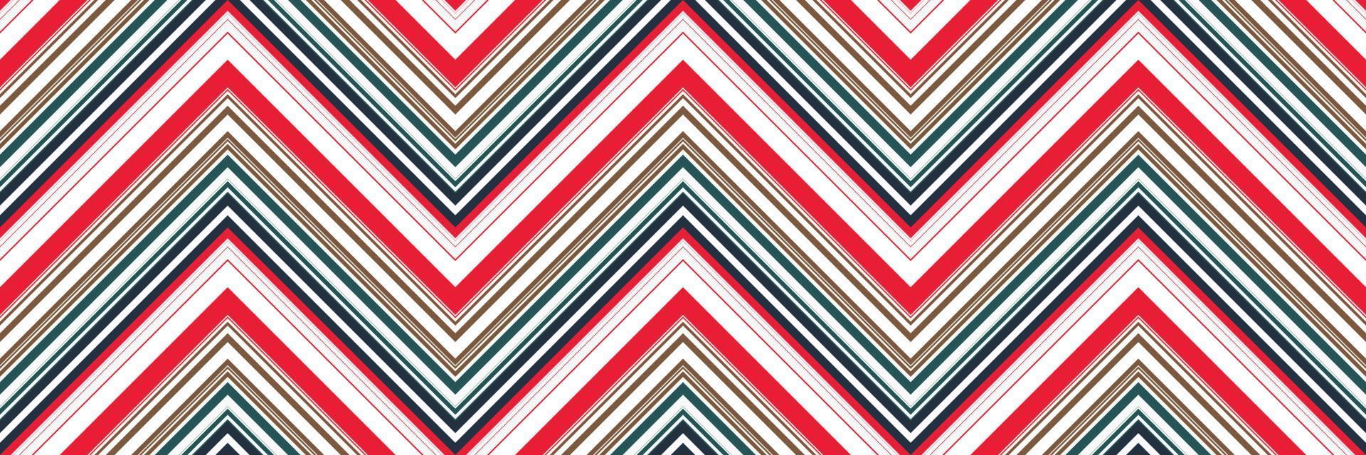 Vintage Popular Zigzag Chevron Pattern Digital Art Print Summer Party
