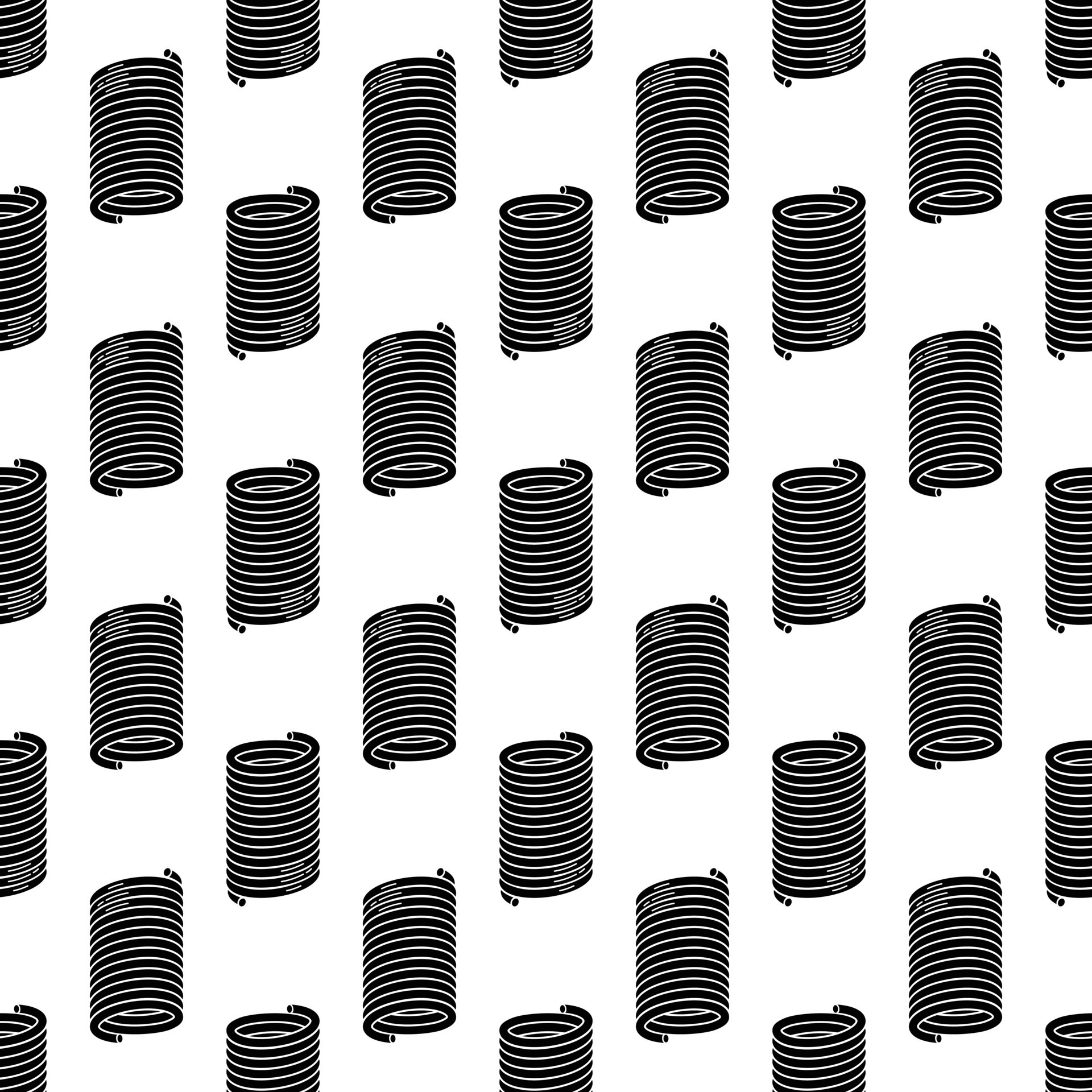 Compression spring pattern seamless vector 15880545 Vector Art at Vecteezy