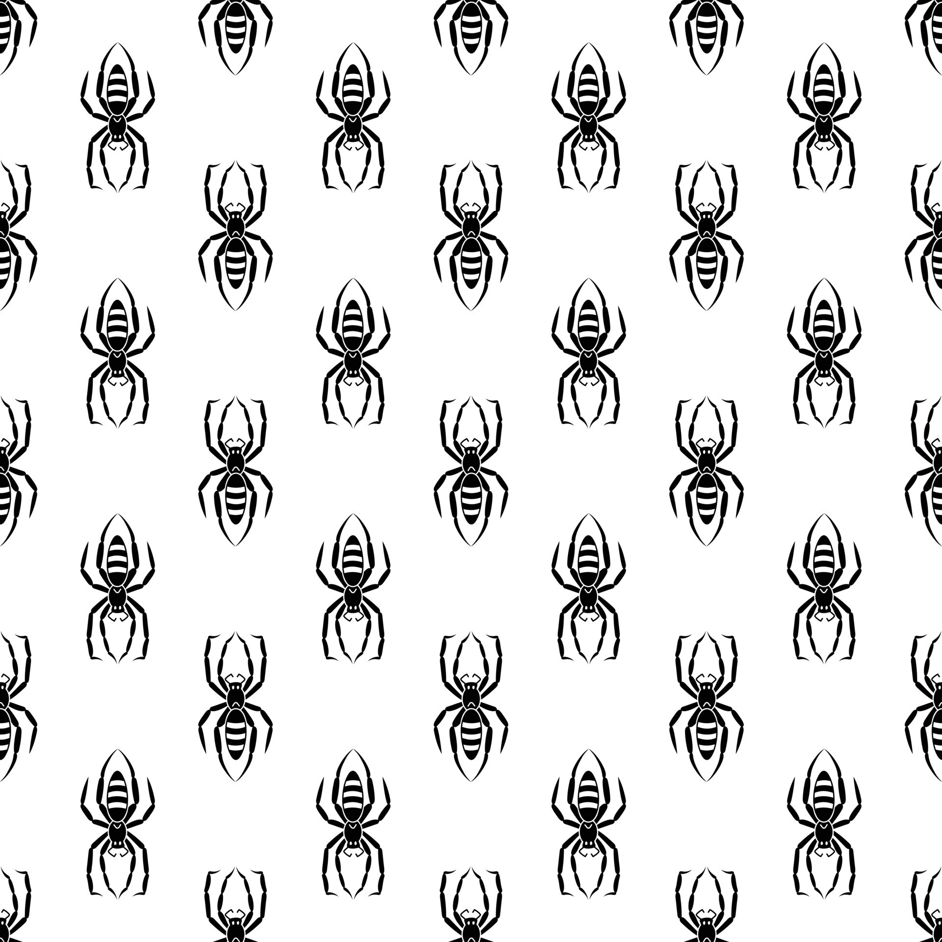 Caterpillar spider pattern seamless vector 15881795 Vector Art at Vecteezy