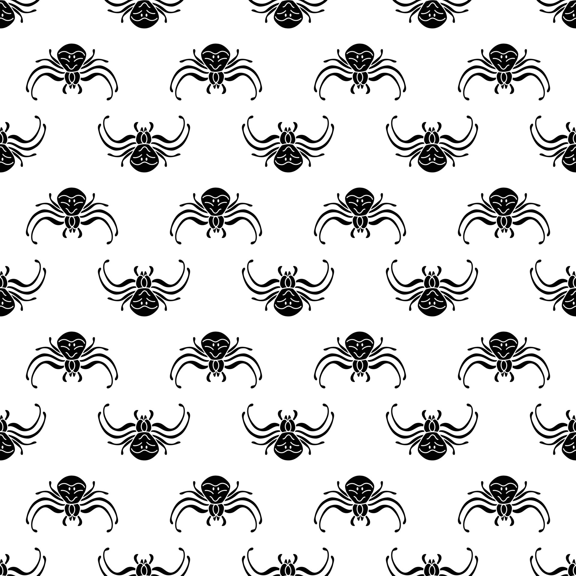 Biology spider pattern seamless vector 15881806 Vector Art at Vecteezy