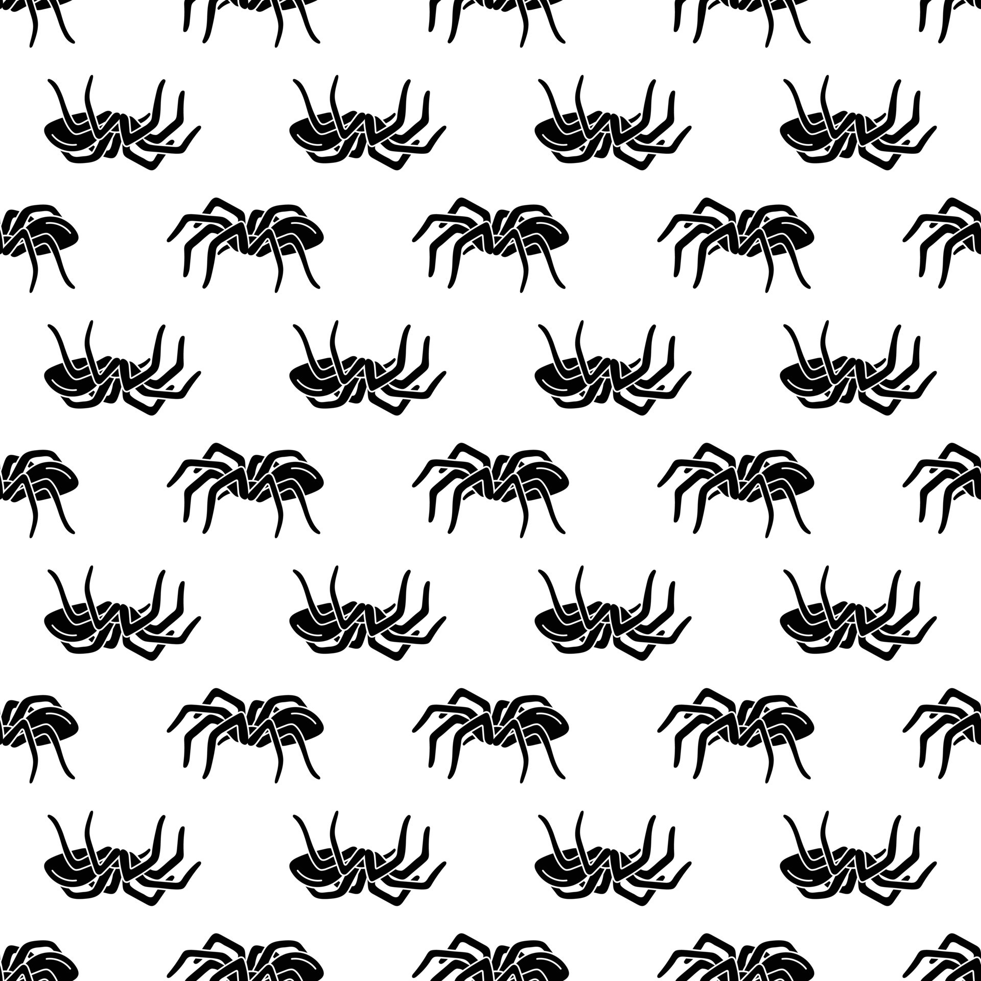 Ground spider pattern seamless vector 15881829 Vector Art at Vecteezy