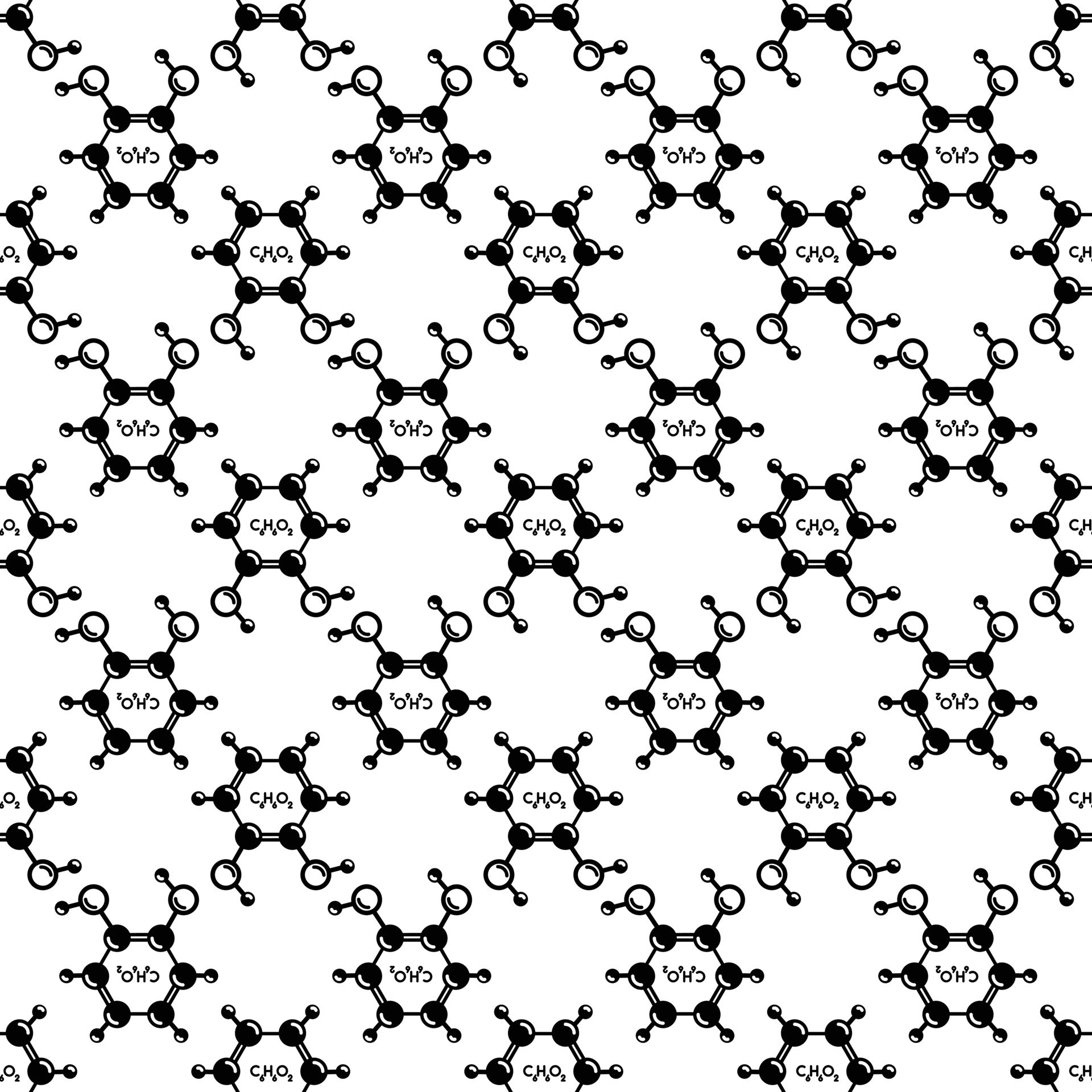Catechol Molecule Pattern Seamless Vector 15882011 Vector Art At Vecteezy