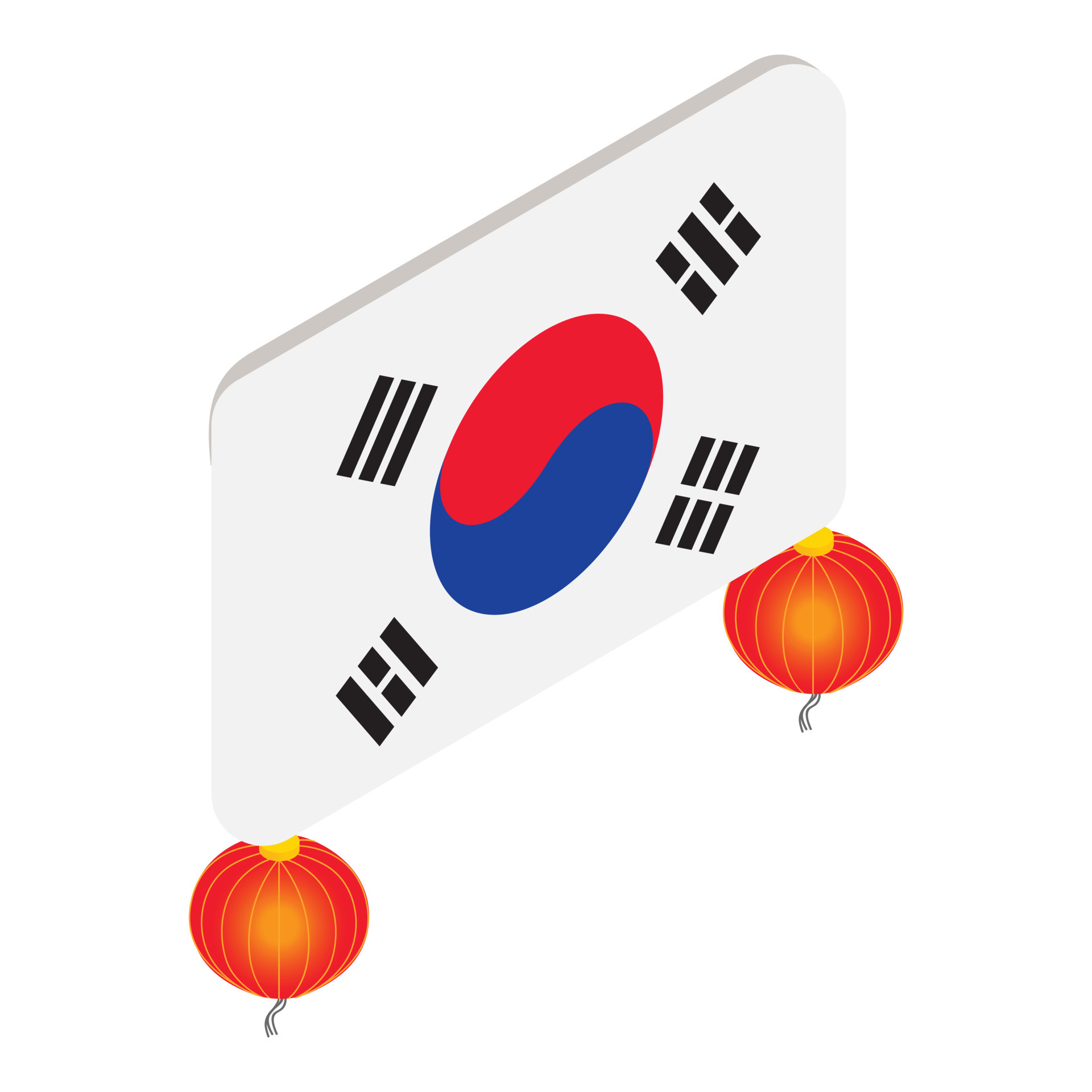 Country flag icon, isometric style 15885380 Vector Art at Vecteezy