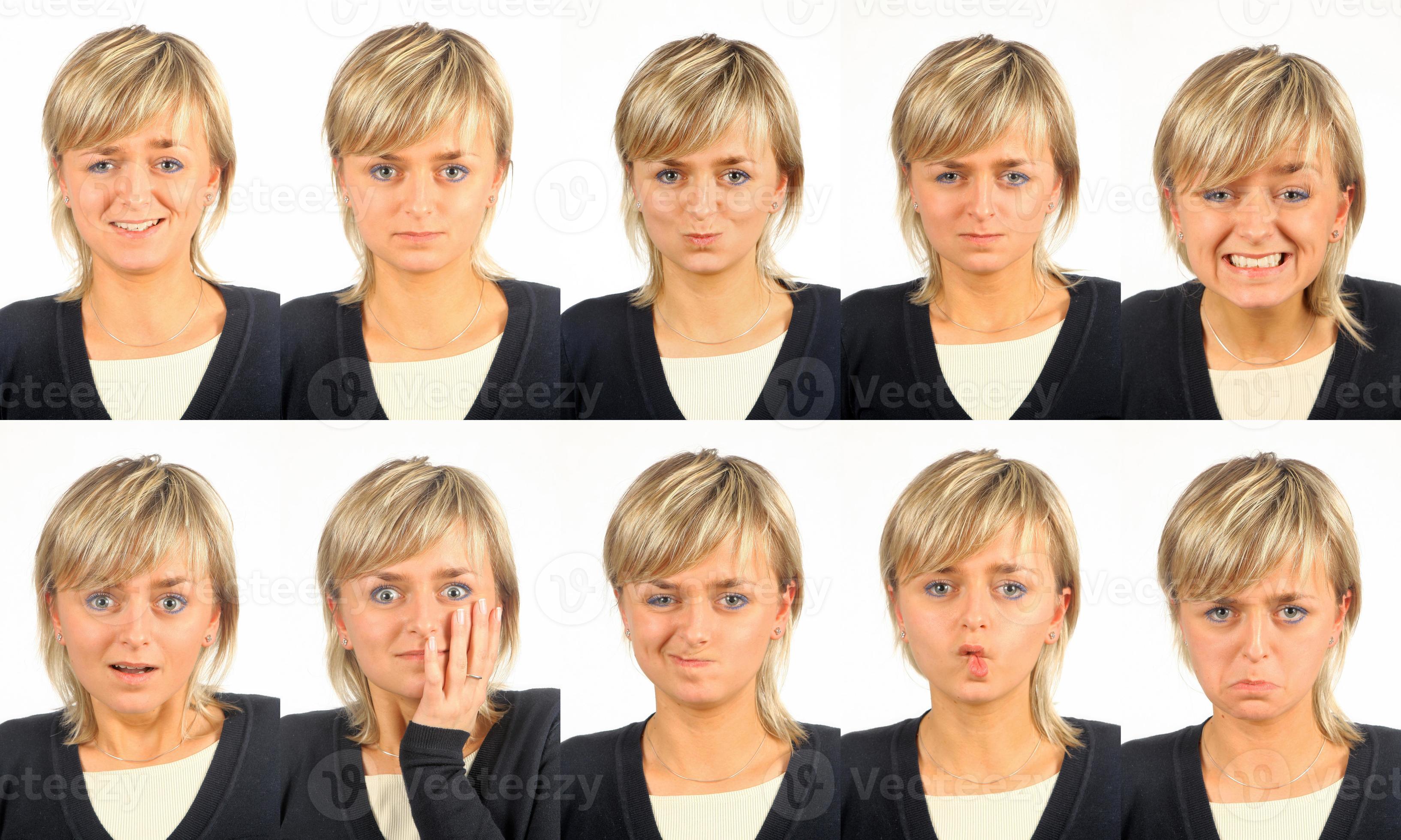 Useful facial expressions 15886617 Stock Photo at Vecteezy
