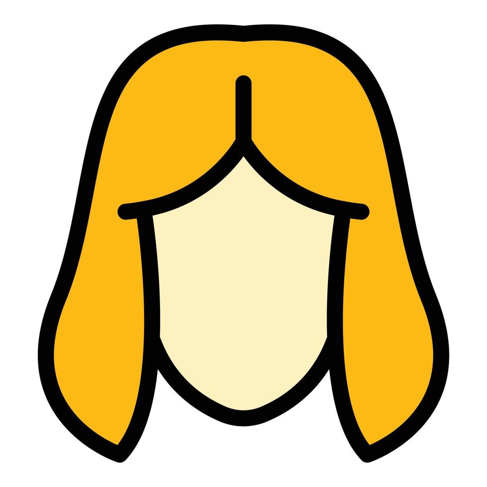 Beauty wig icon color outline vector 15886877 Vector Art at Vecteezy Beauty wig icon color outline vector 15886877 Vector Art at Vecteezy