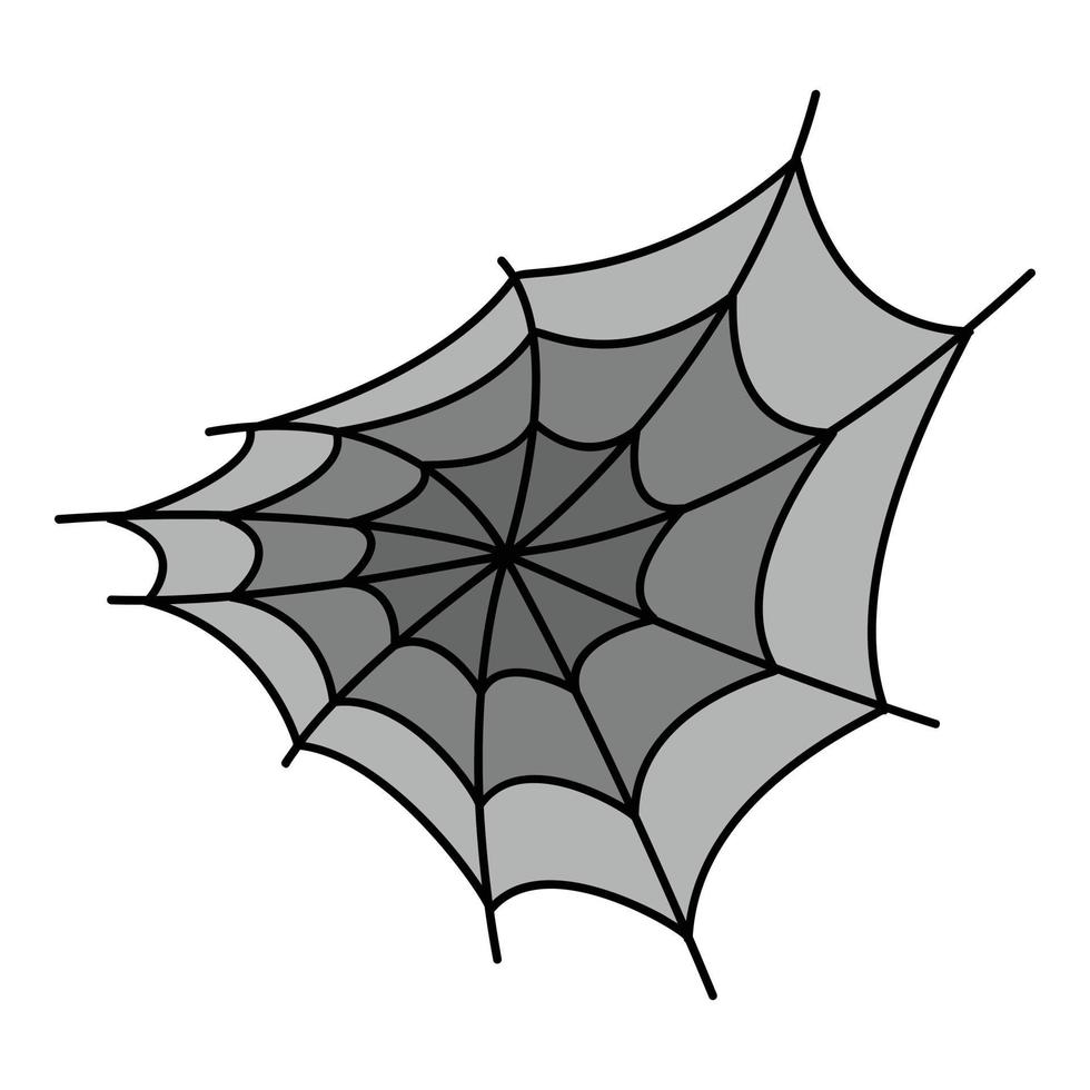 Spider Web Icon Color Outline Vector 15888024 Vector Art At Vecteezy