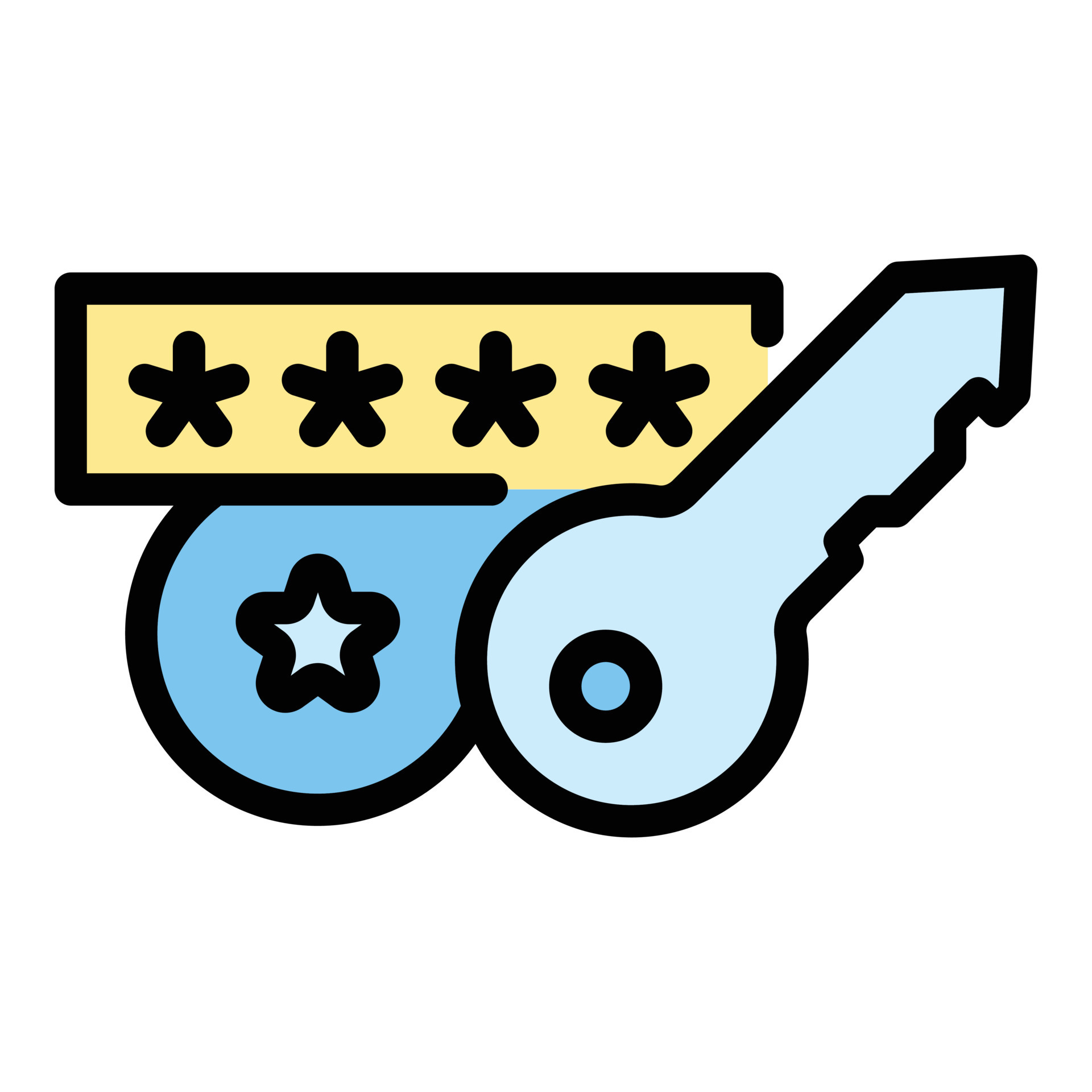 Password Authentication Icon Color Outline Vector 15888852 Vector Art