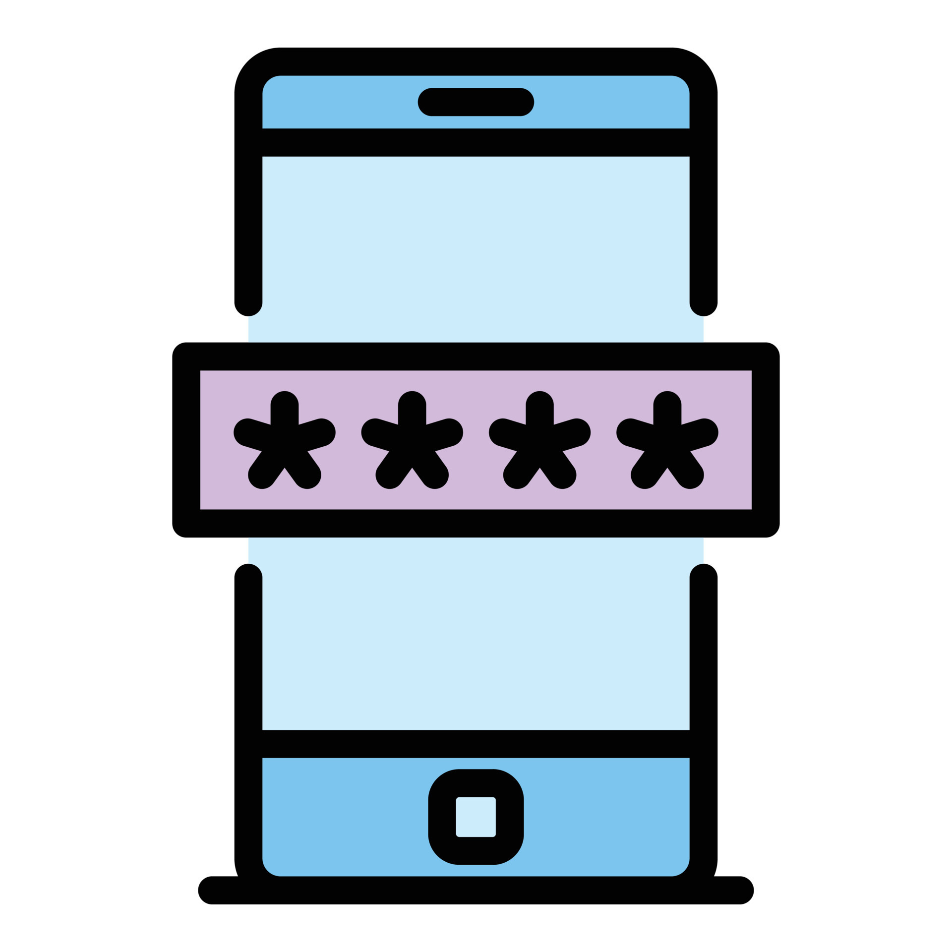 Smartphone Authentication Icon Color Outline Vector 15888877 Vector Art At Vecteezy