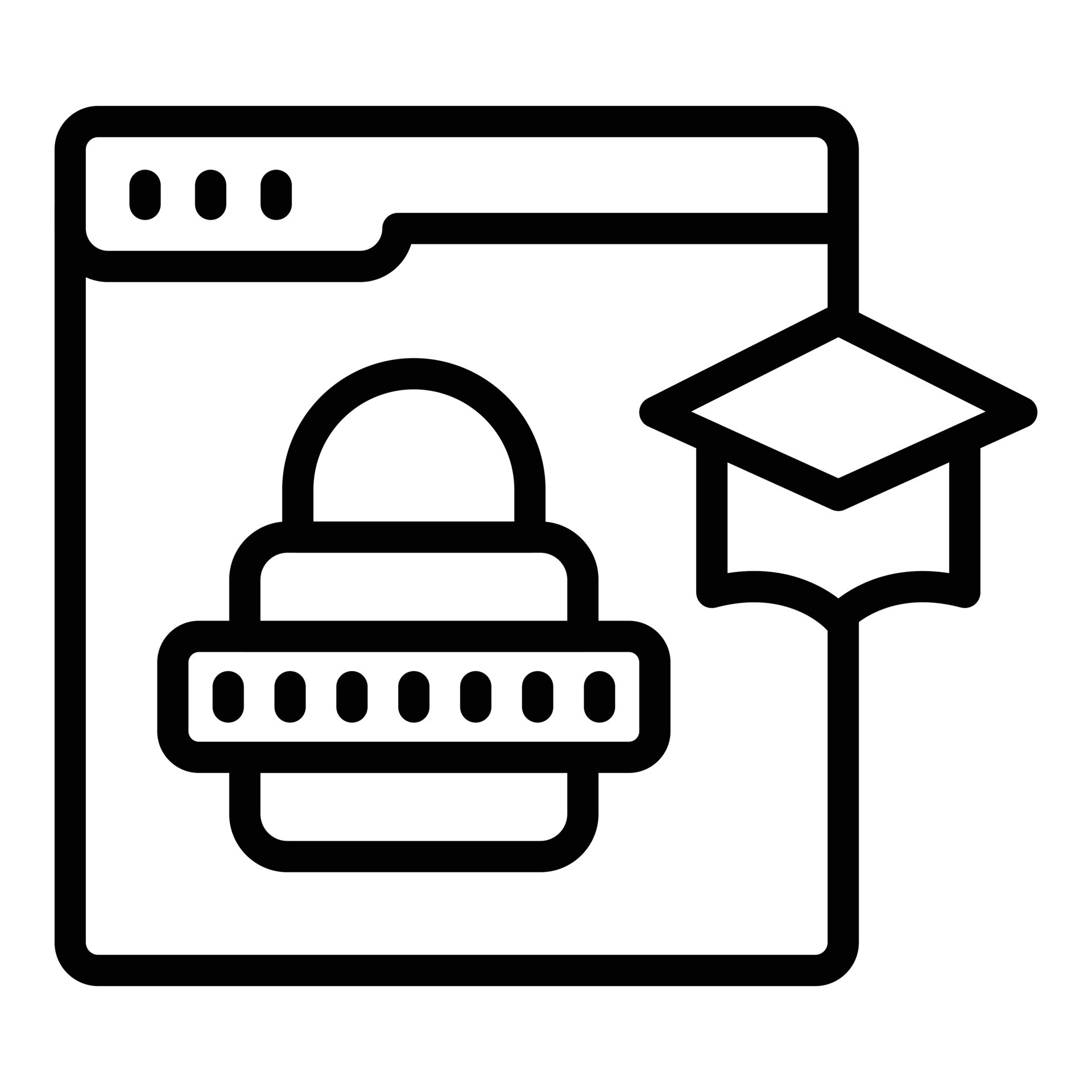 Learning platform icon outline vector. Online education 15890871 Vector ...