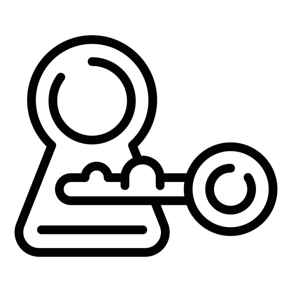 Door lock icon outline vector. Smart digital 15891033 Vector Art at ... Door lock icon outline vector. Smart digital 15891033 Vector Art at ...
