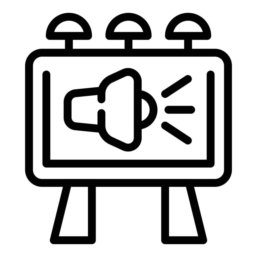 Marketing Billboard Icon Outline Style 15891212 Vector Art At Vecteezy
