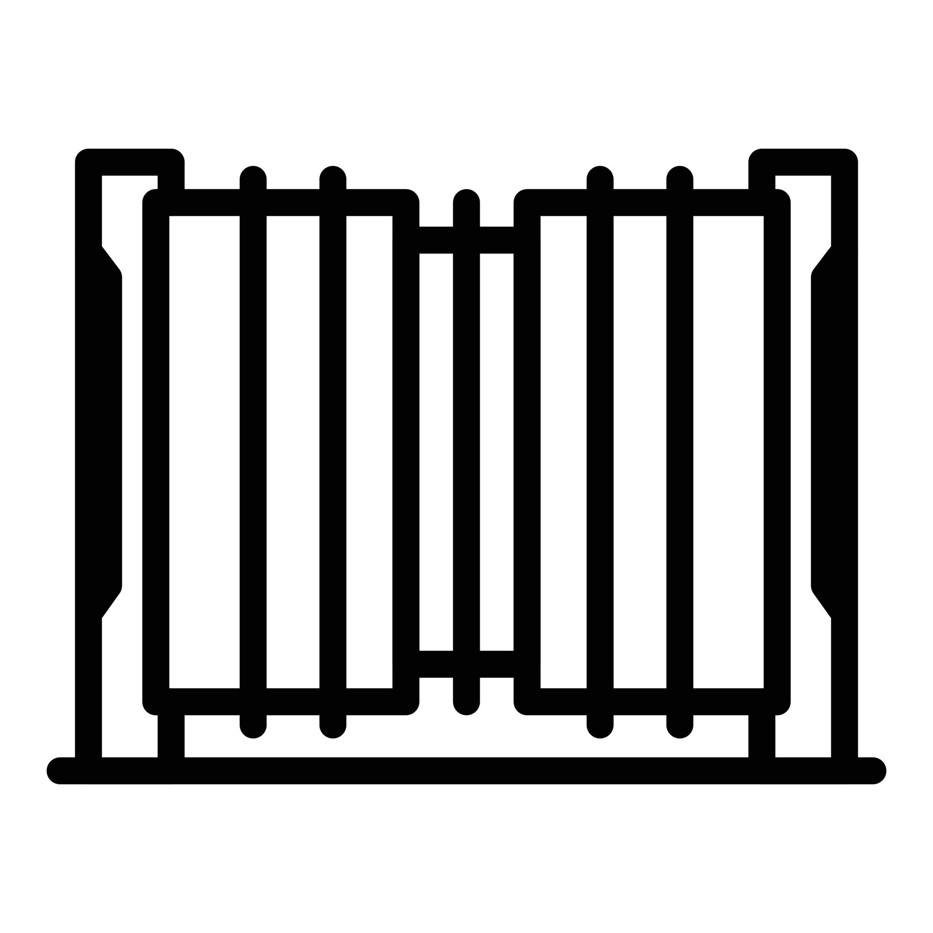 icono de puerta automática de acceso, estilo de esquema 15895663 Vector en Vecteezy