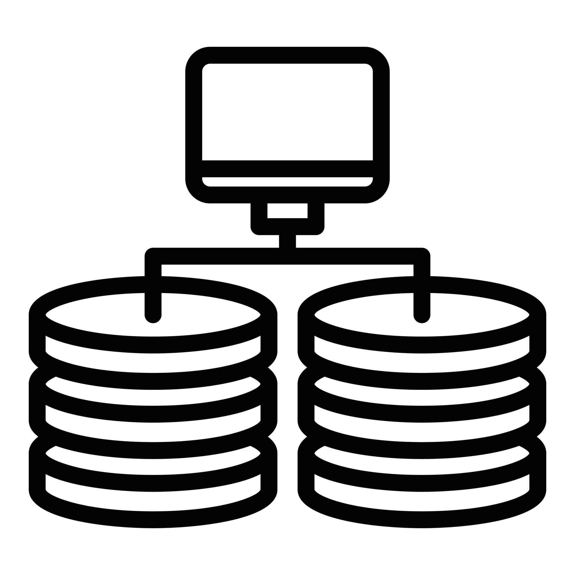 Database backup icon, outline style 15900935 Vector Art at Vecteezy