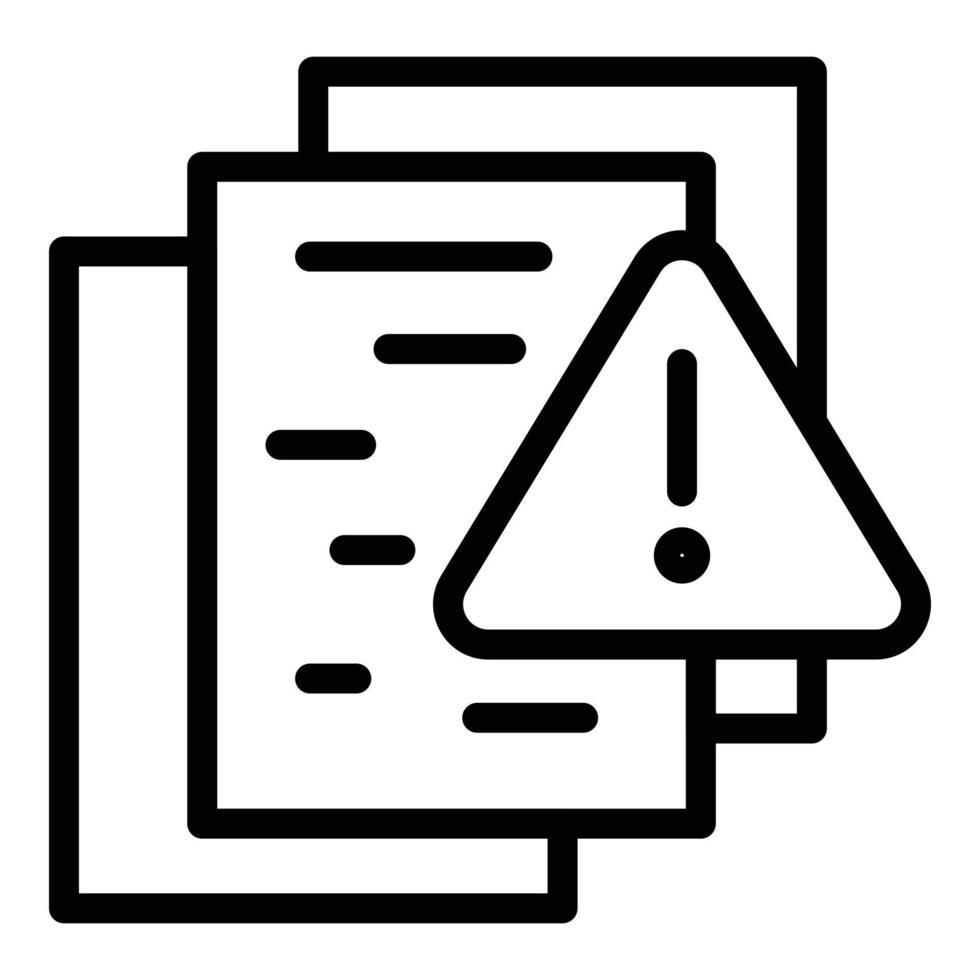 Cipher Files Icon Outline Style 15901707 Vector Art At Vecteezy