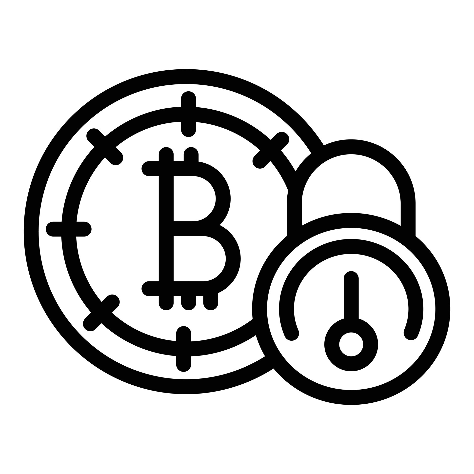 Blockchain Speed Icon Outline Style 15903707 Vector Art At Vecteezy