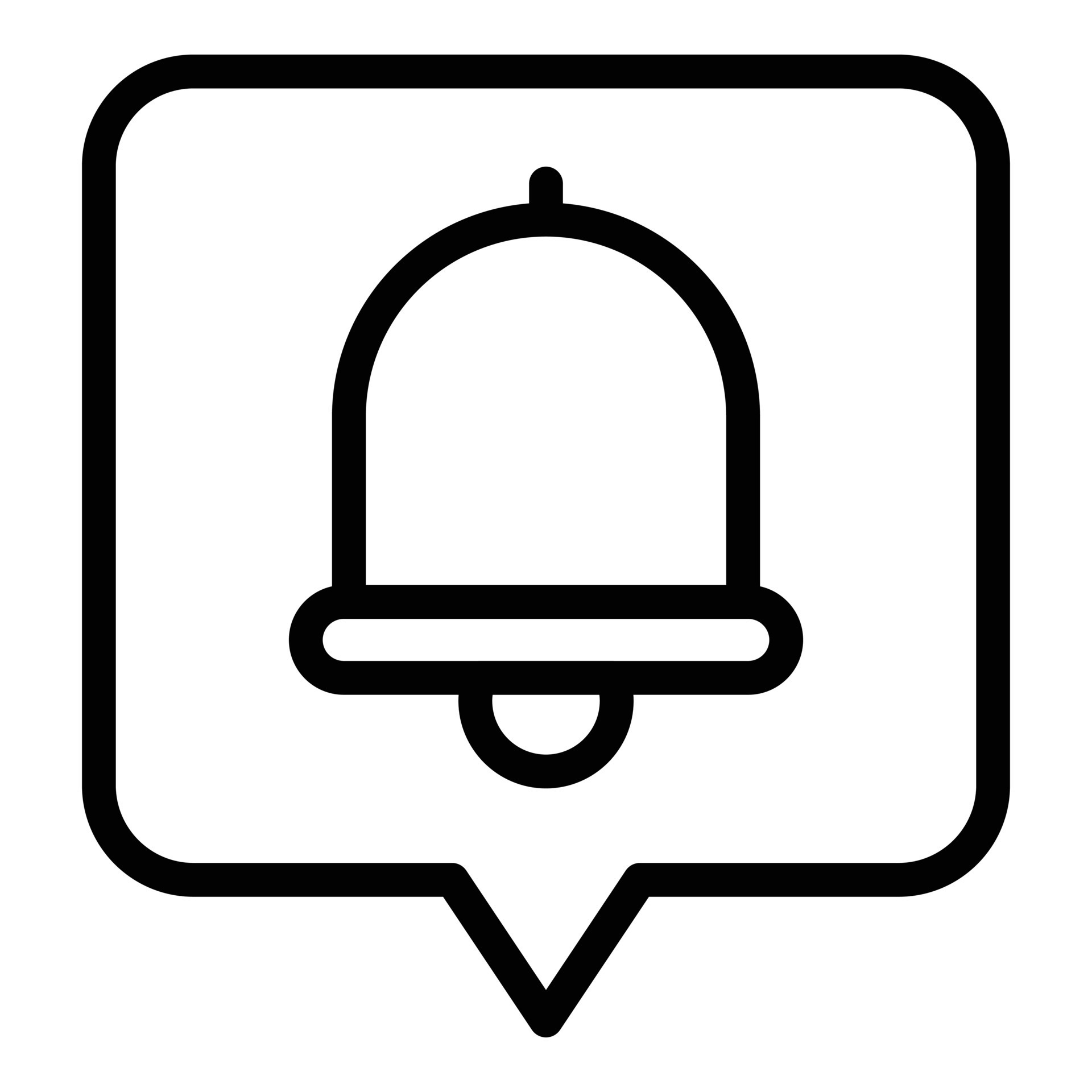 Notification message icon, outline style 15904514 Vector Art at Vecteezy