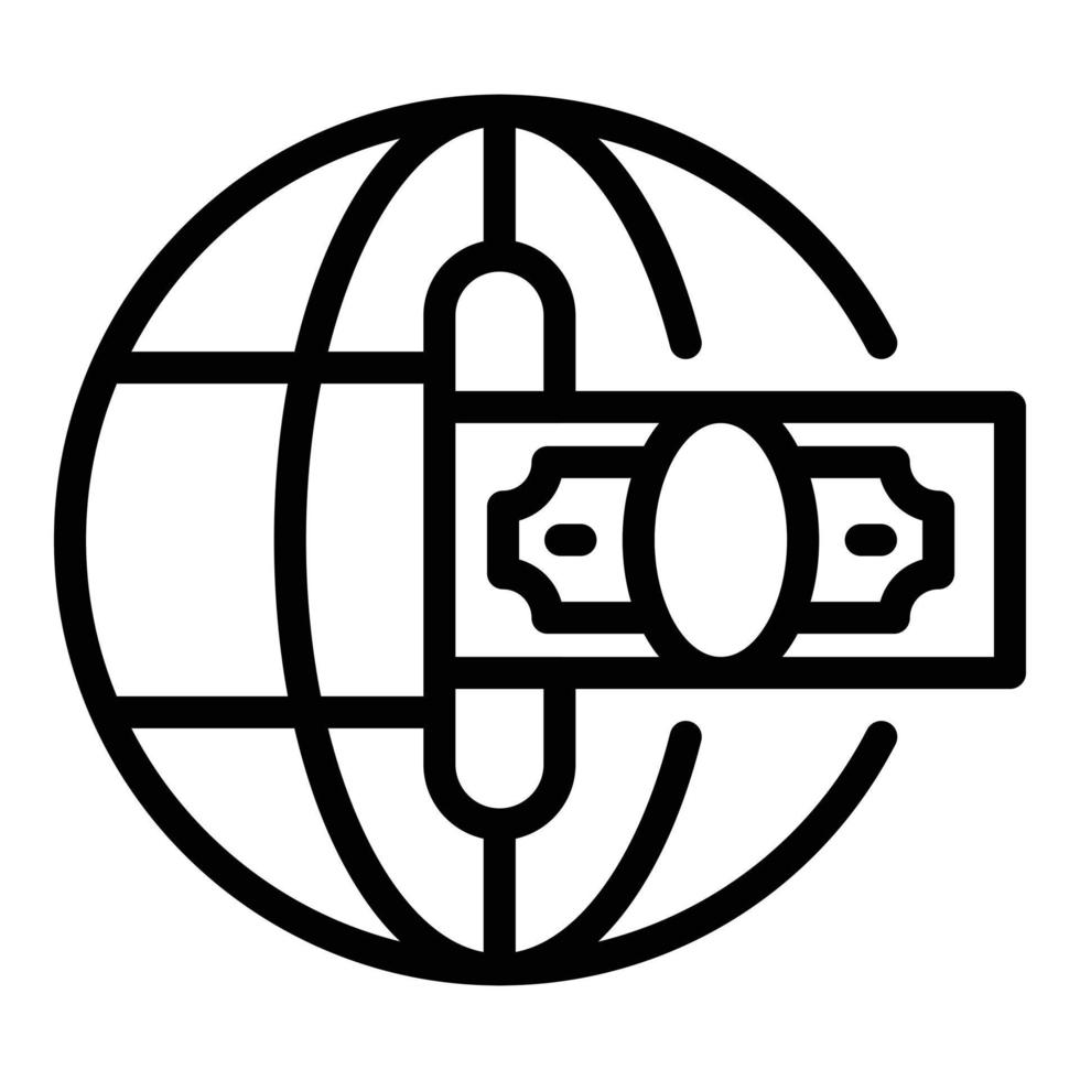 Premium global money transfer icon, outline style 15905196 Vector Art ... Premium global money transfer icon, outline style 15905196 Vector Art ...