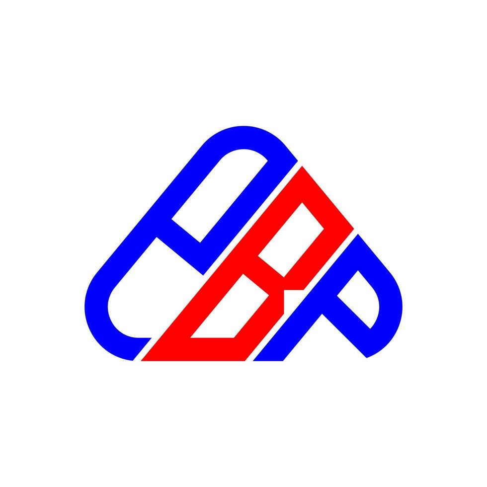 Diseño creativo del logotipo de la letra pbp con gráfico vectorial, logotipo simple y moderno de ...