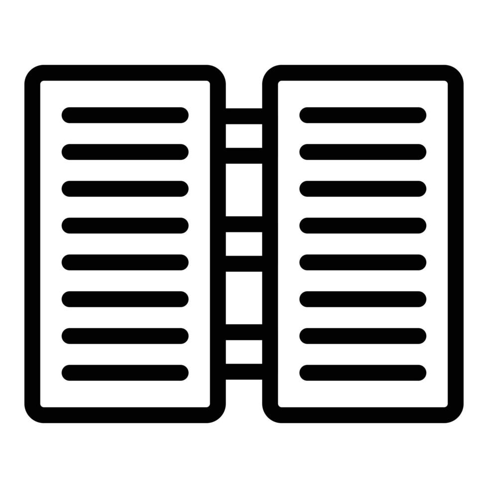 Customer Database Server Icon Outline Style 15911601 Vector Art At