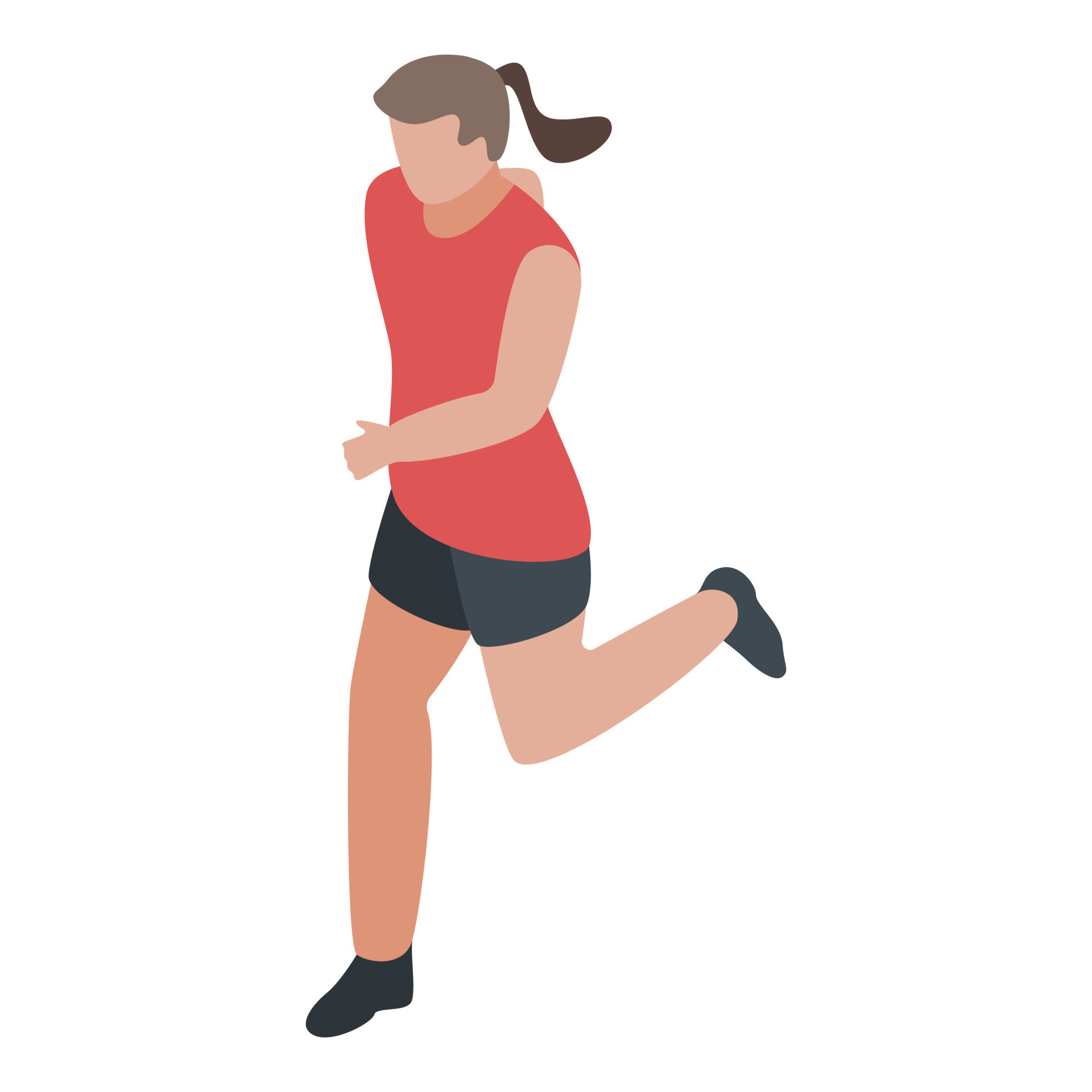 Girl speed running icon, isometric style 15913038 Vector Art at Vecteezy