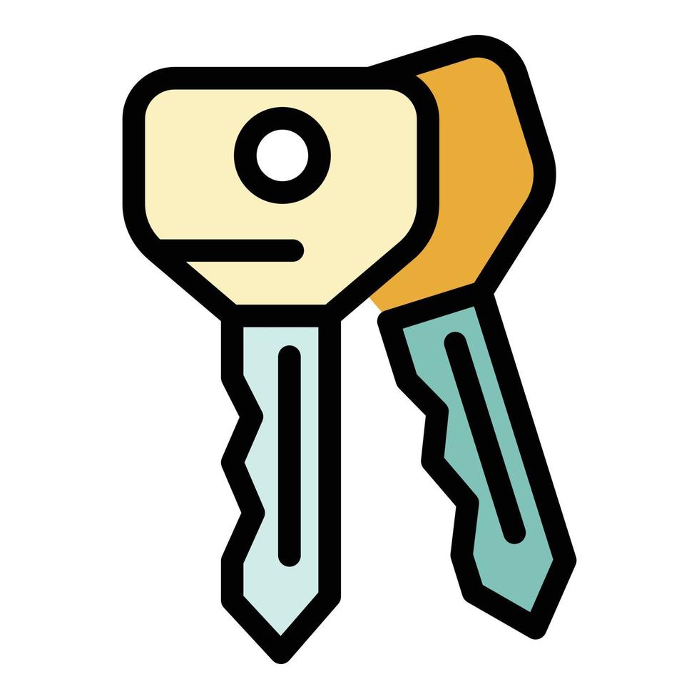 Colored Keys Clipart