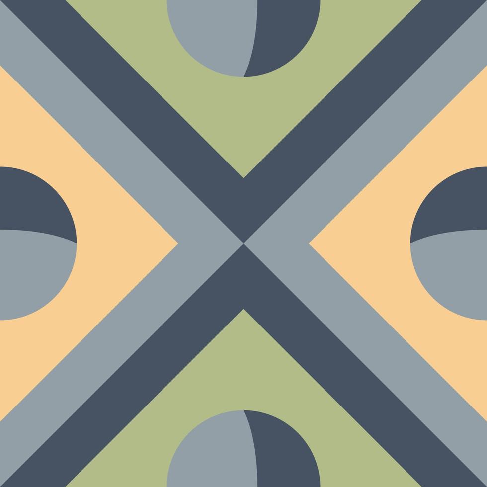 Square and circle geometry pattern seamless vector background 15916716 ...