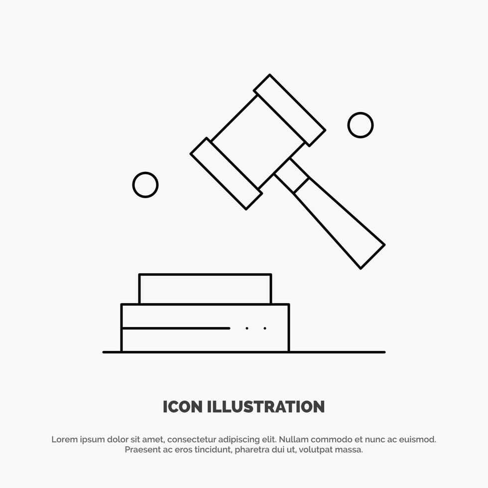Business Copyright Digital Law Line Icon Vector 15918874 Vector Art At