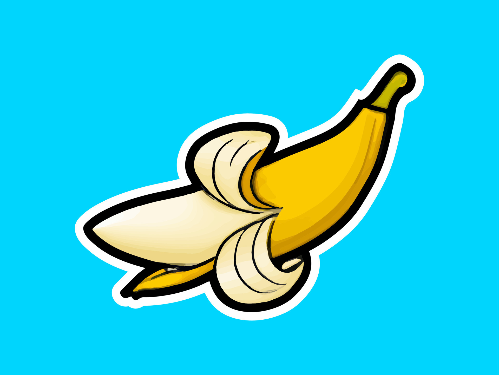 Banana Flat Design Fruit Icon. Vector. 15923385 Vector Art at Vecteezy Banana Flat Design Fruit Icon. Vector. 15923385 Vector Art at Vecteezy