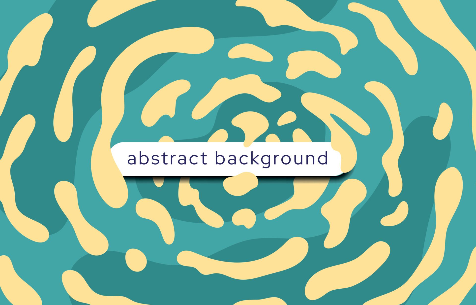 Background With Deep Smooth Shapes Abstract Fluid Melt Dynamic Blob
