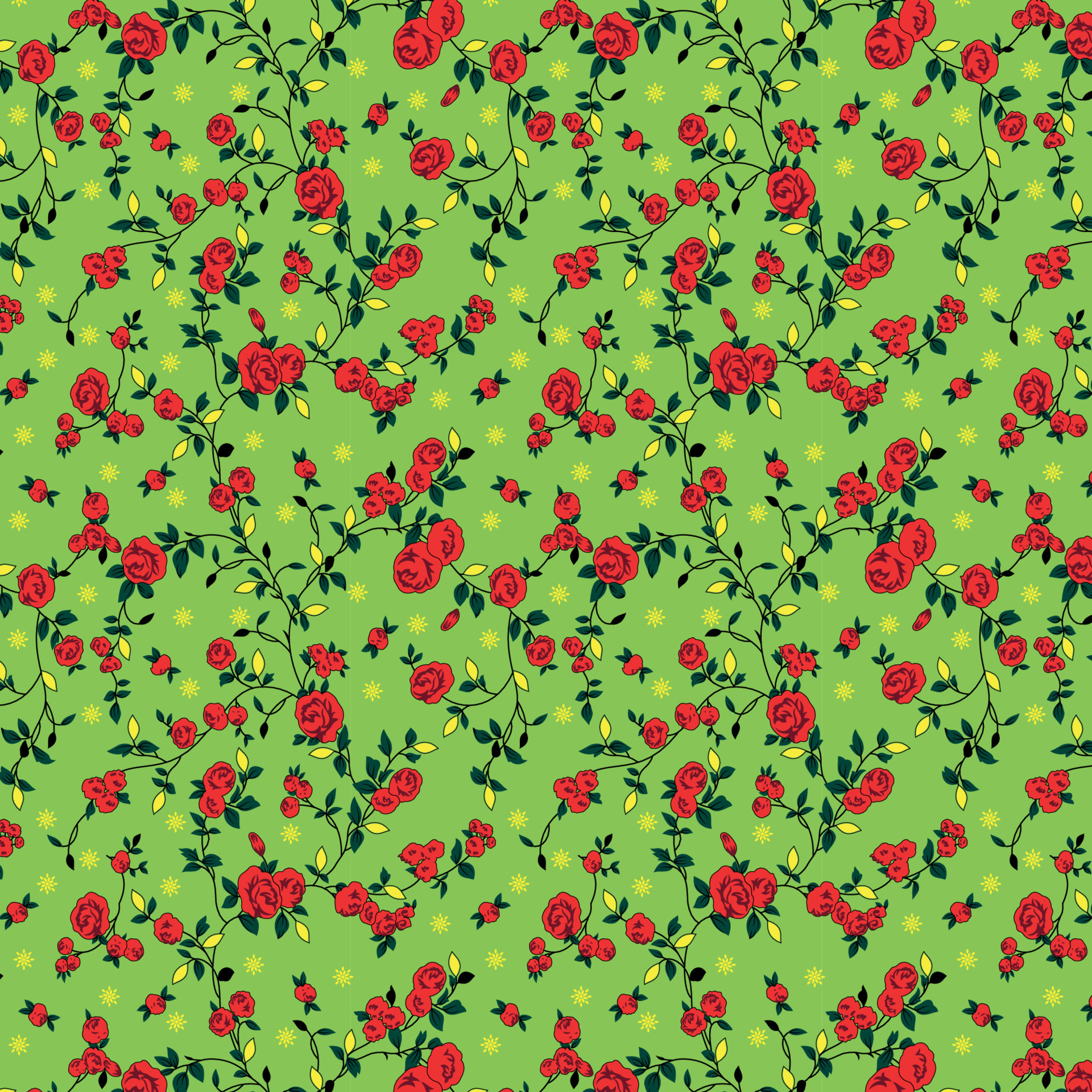 Seamless floral pattern with tropical flowers, watercolor. Vector ...