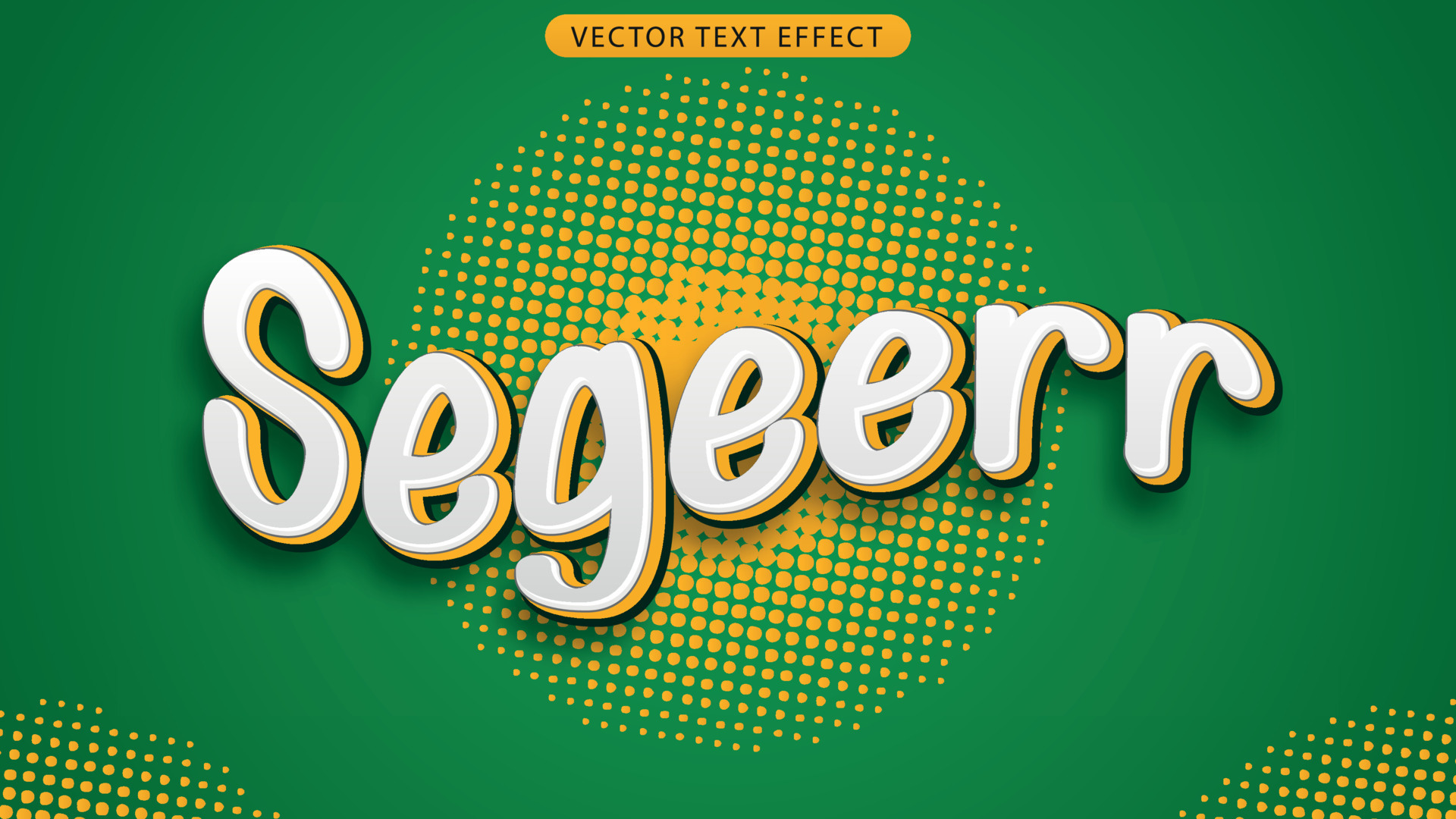 Fresh 3D text vector file 15936131 Vector Art at Vecteezy