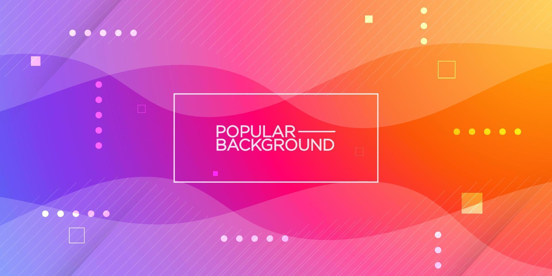 Premium Colorful Wavy Abstract Wide Background With Gradient Color Purpleorange And Pink
