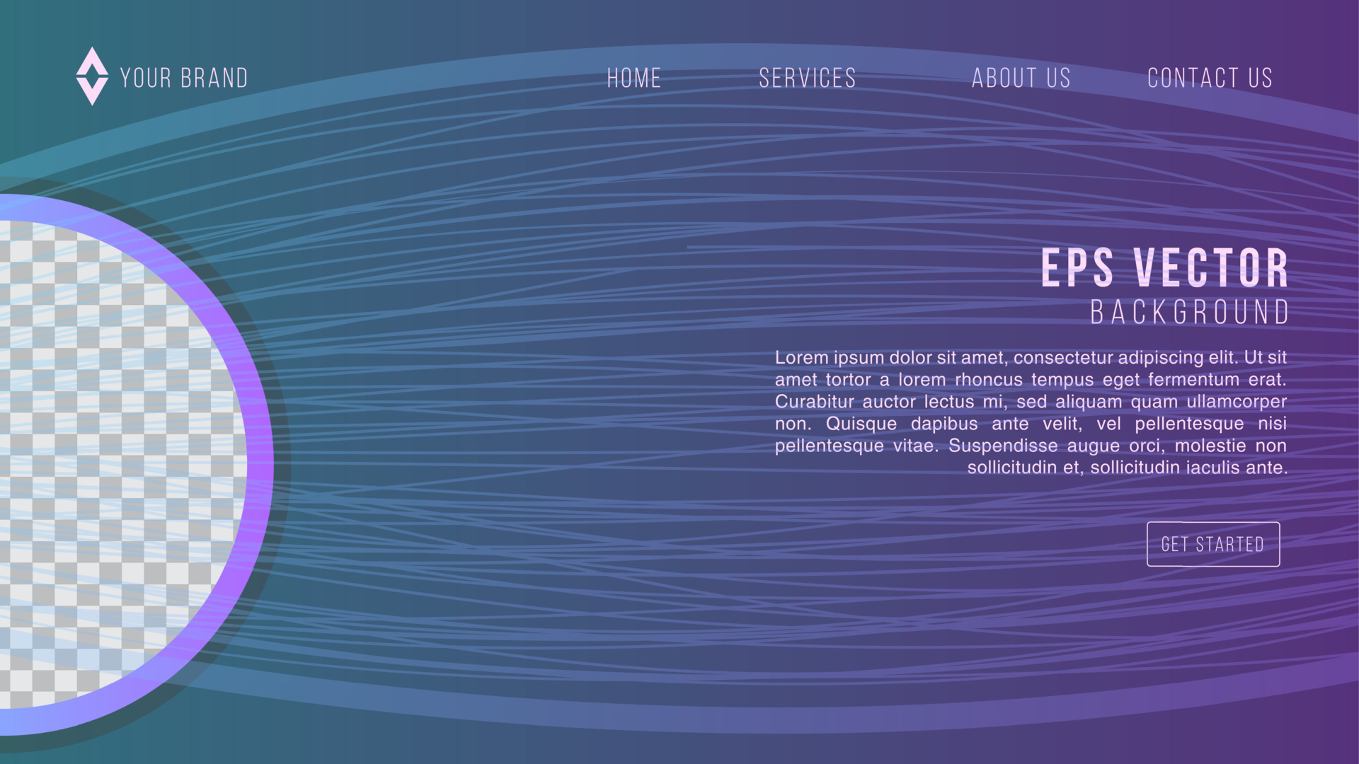 Dark Blue Wavy Shape Web Design Abstract Background EPS 10 Vector For ...