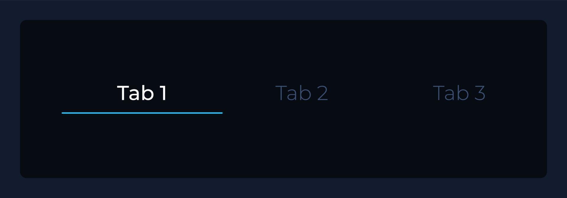 Active First Tab In Menu Bar Ui Element Template Editable Isolated Vector Dashboard Component