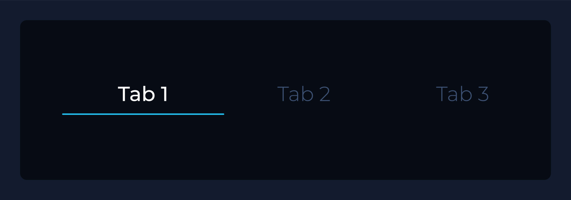 Active first tab in menu bar UI element template. Editable isolated ...