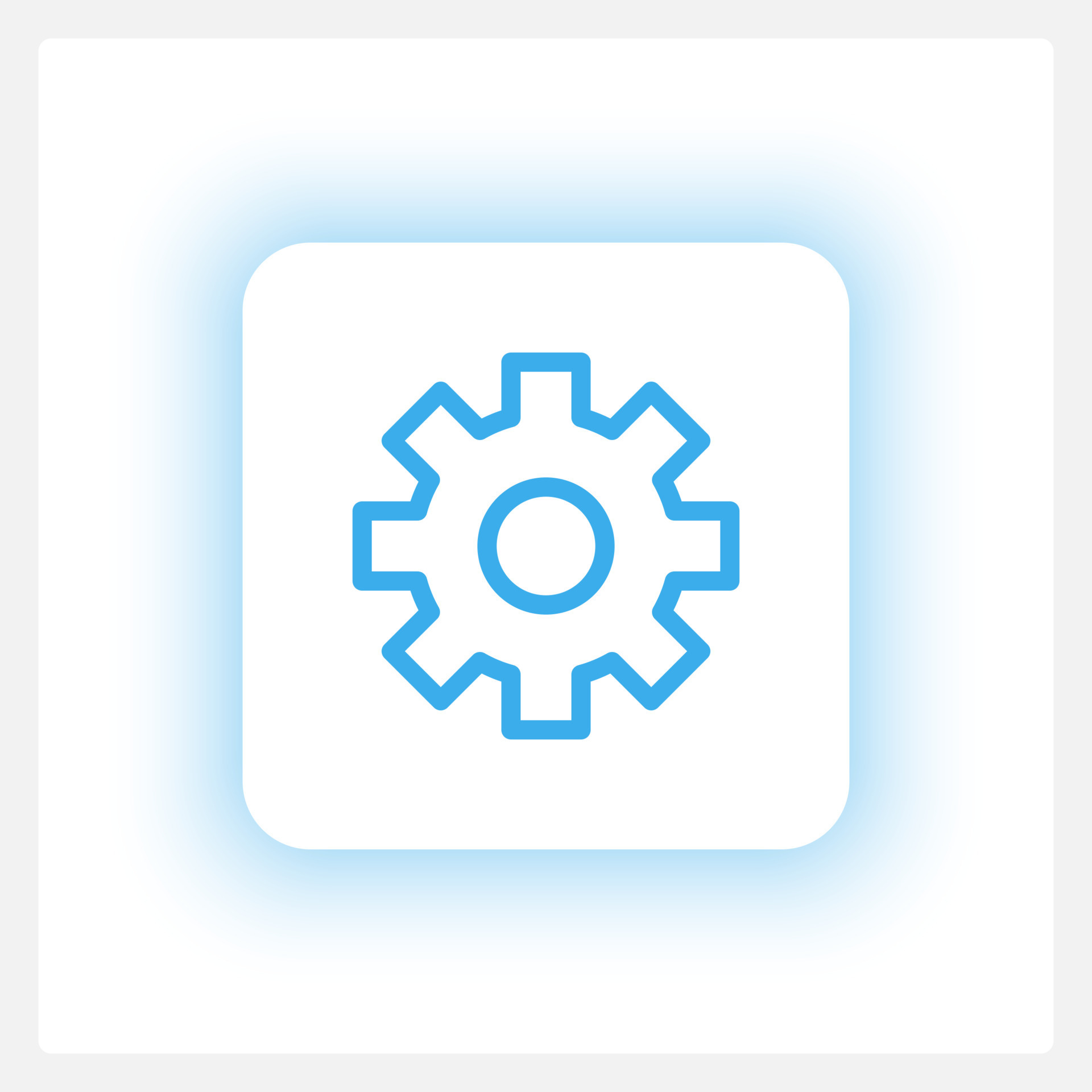 Focused Settings Button Ui Element Template Editable Isolated Vector Dashboard Component Flat