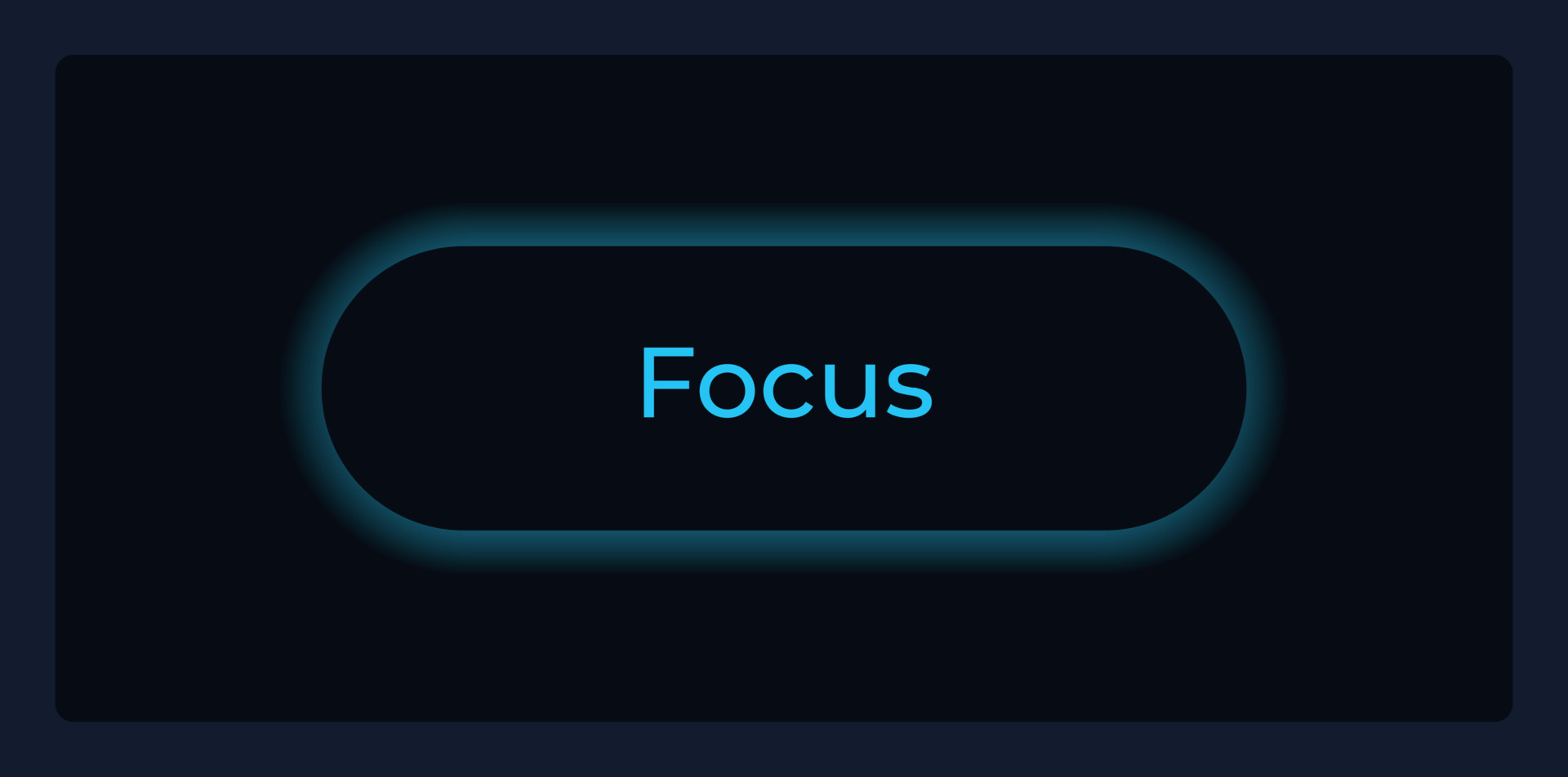 Focused Button State Ui Element Template Editable Isolated Vector Dashboard Component Flat