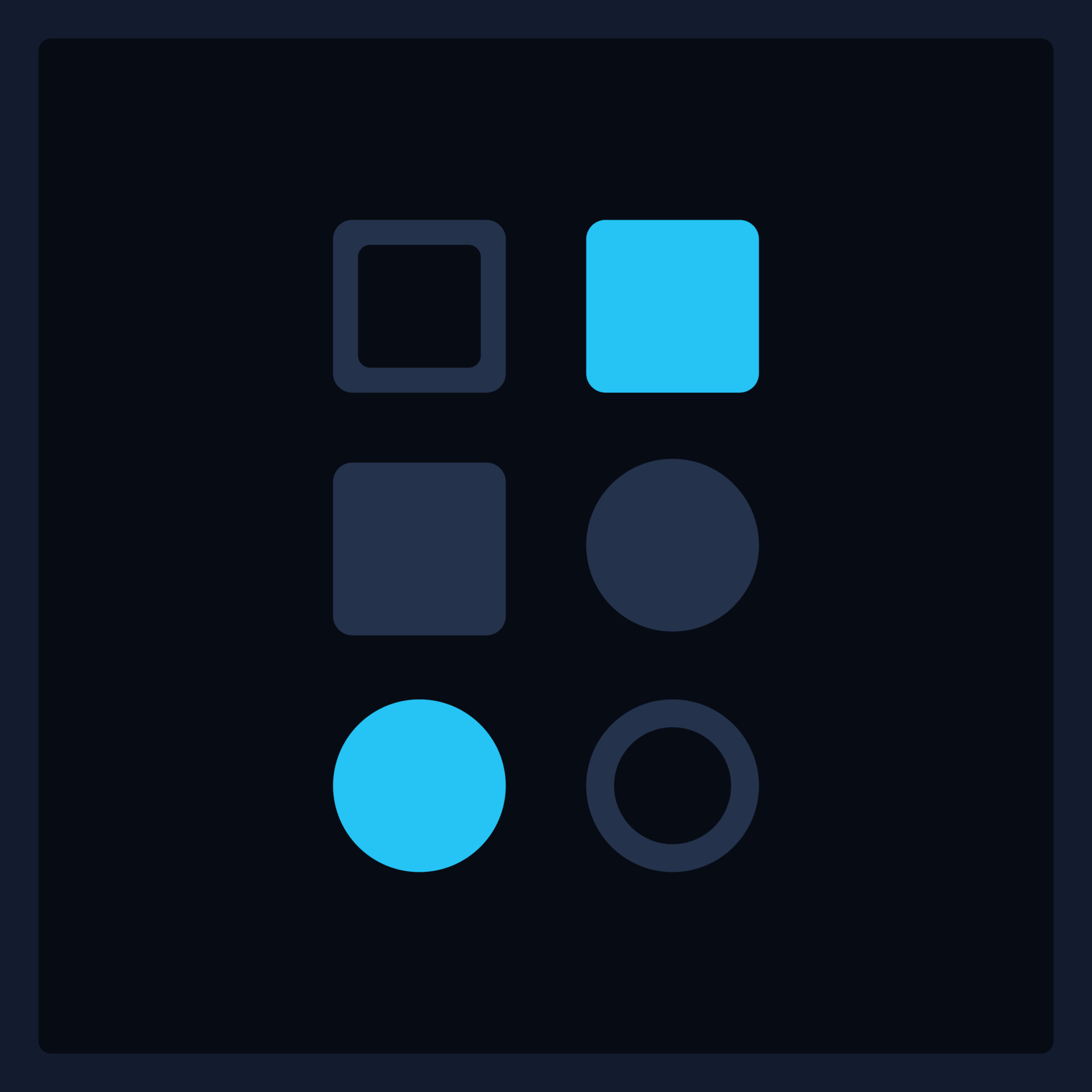 Geometrical Background Ui Element Template Editable Isolated Vector Dashboard Component Flat