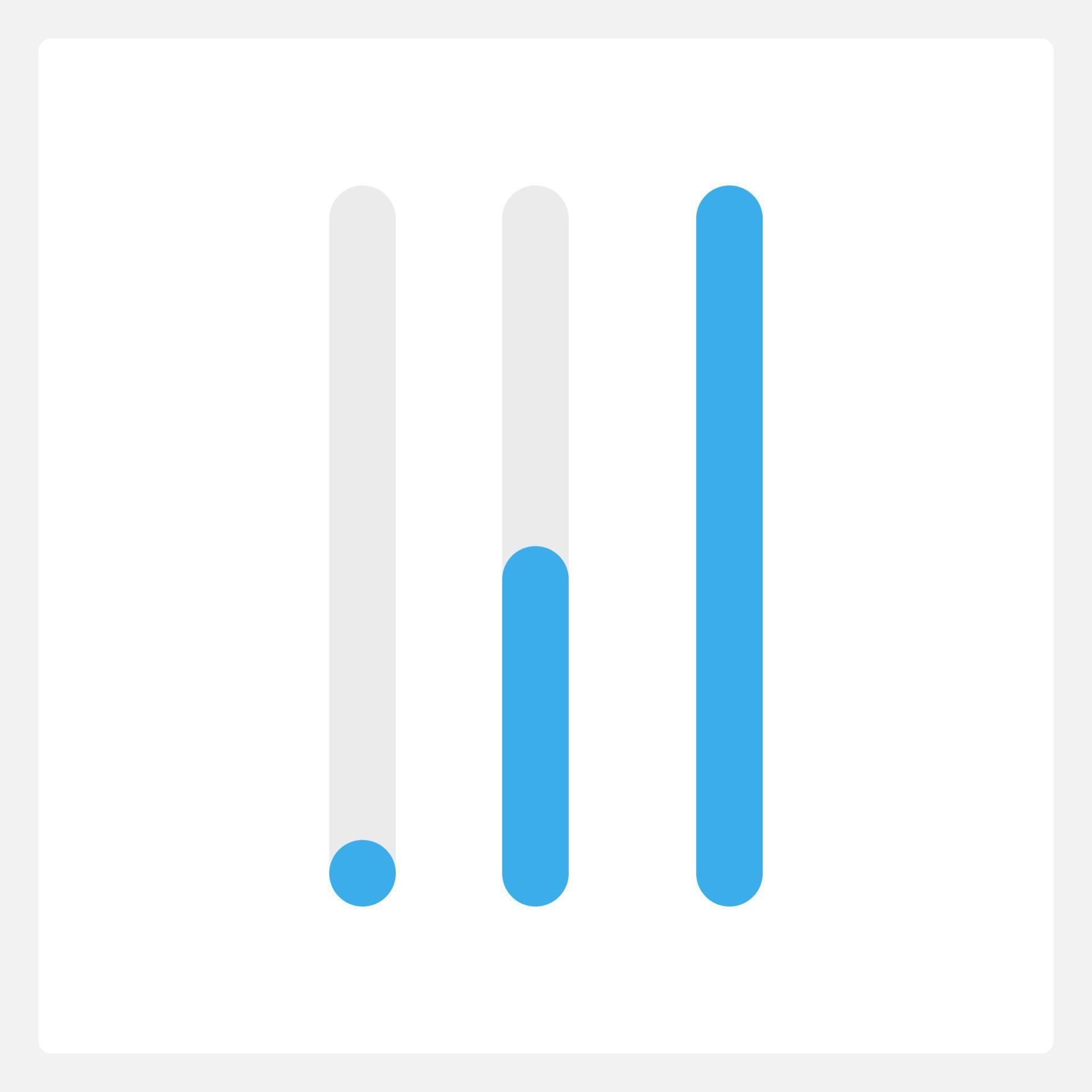 Tune Slider Ui Element Template Editable Isolated Vector Dashboard